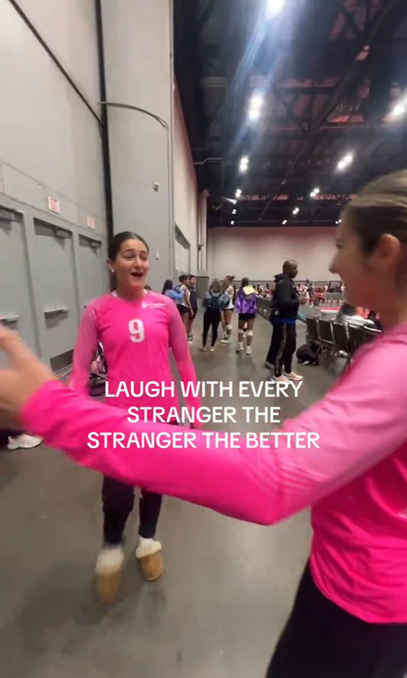 The 'Laugh With Every Stranger' trend has TikTok blissed out on pure joy