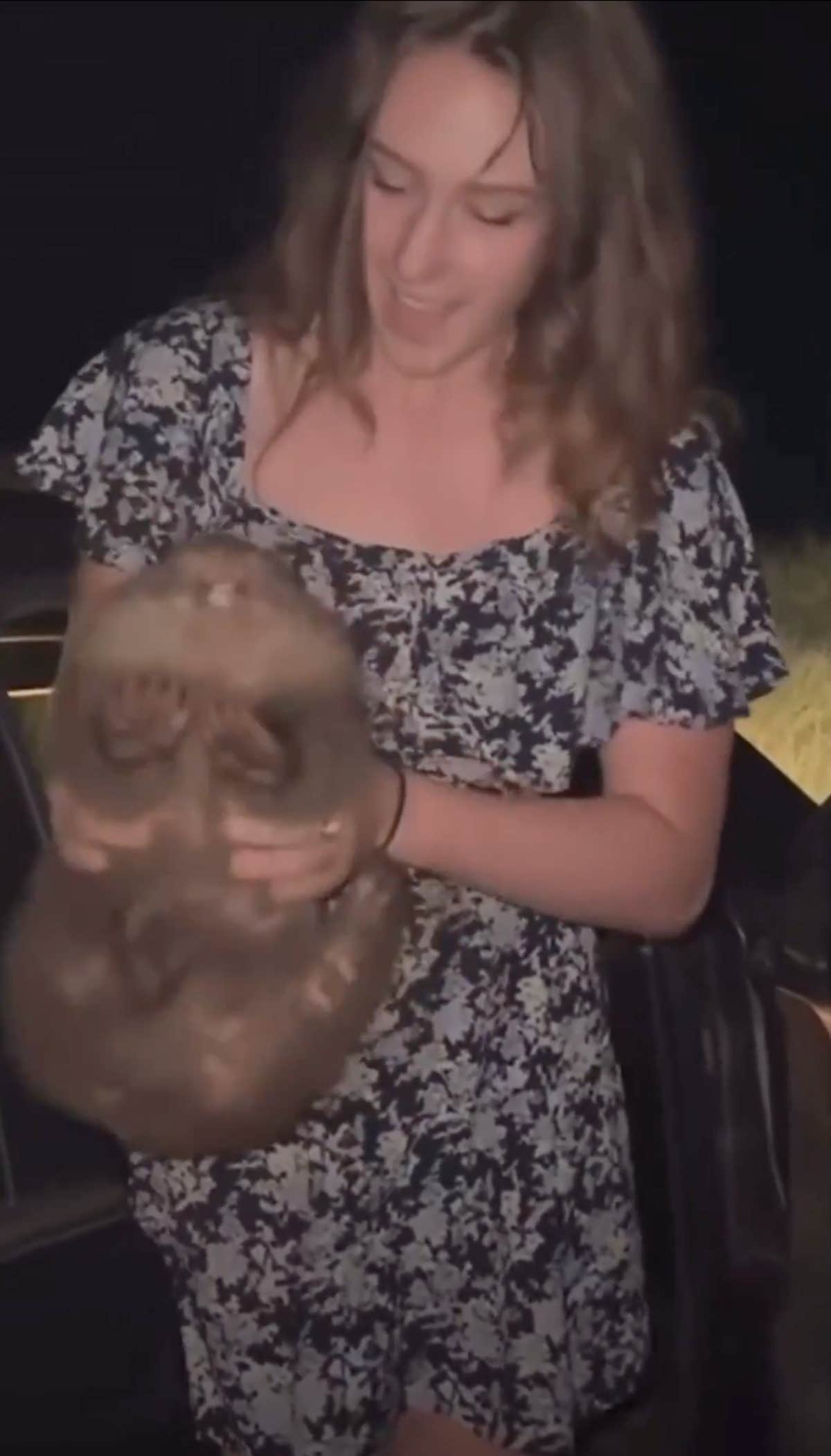 Internet furious after influencer Sam Jones pulls baby wombat from ...