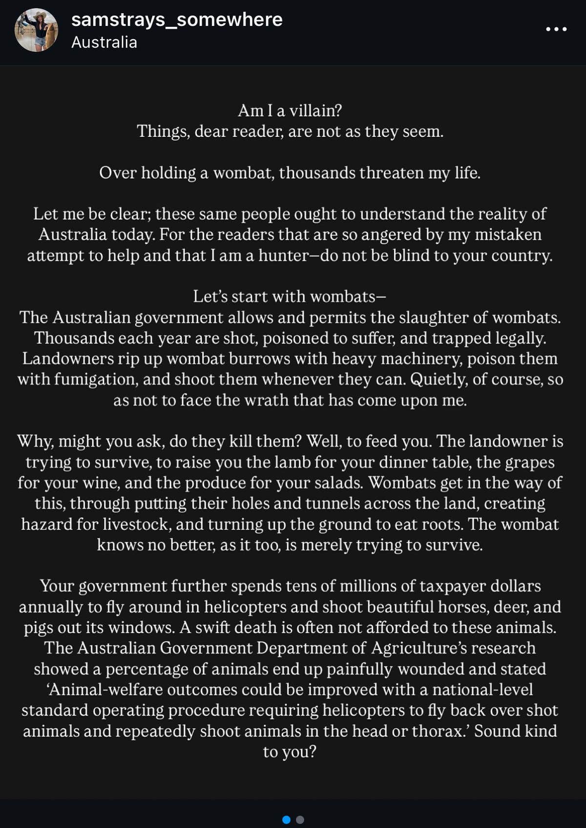 Internet furious after influencer Sam Jones pulls baby wombat from ...