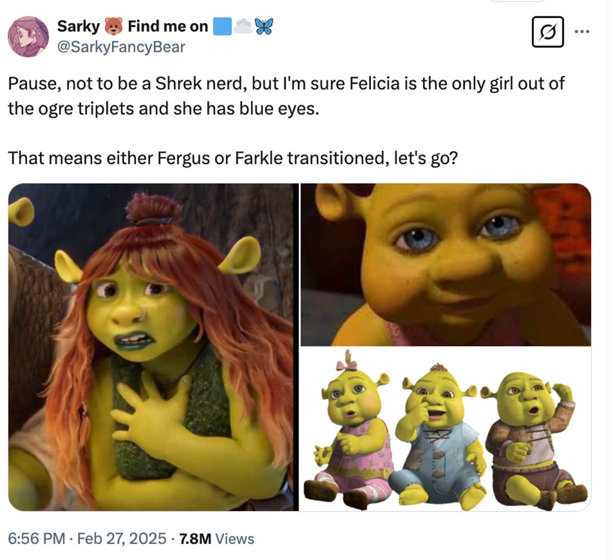 Conspiracy theorists are now 'transvestigating' Shrek—yes, really
