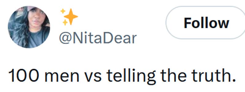 100 women vs. accountability? 100 men vs. apologizing? The meme war ...