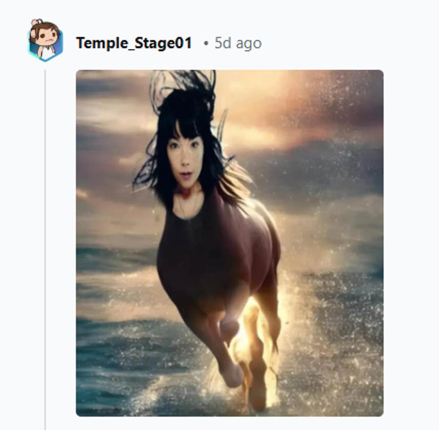 The Björk horse meme is no longer a joke. It's a lifestyle, a prophecy