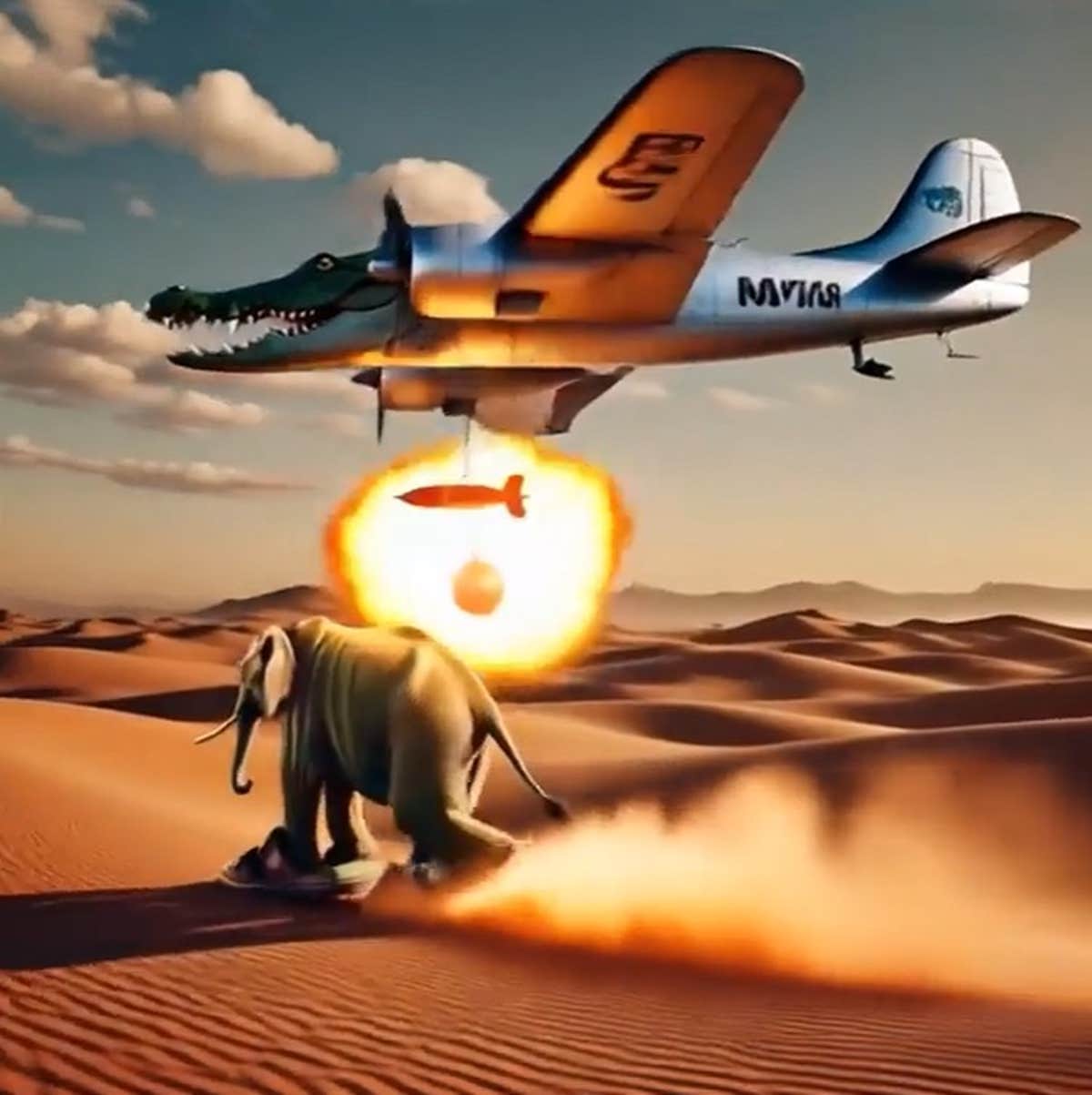 ‘Bombardino Crocodilo’ is leading a parade of absurd brainrot animal memes