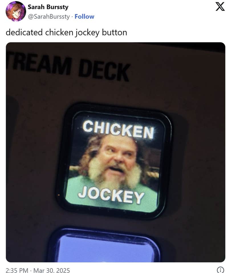 What is the Chicken Jockey meme from 'A Minecraft Movie'