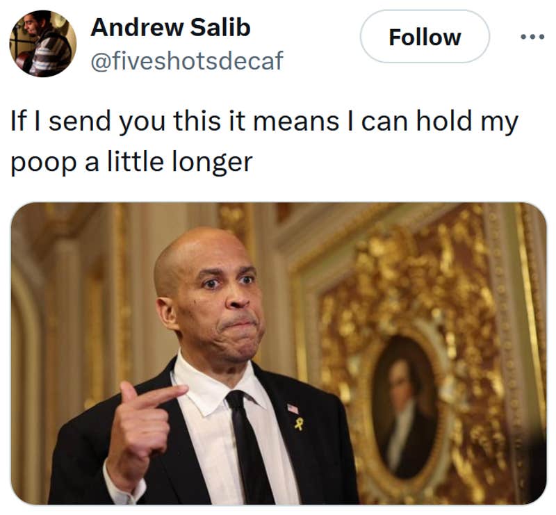 Cory Booker memes flood social media after Senate marathon—20 of the best