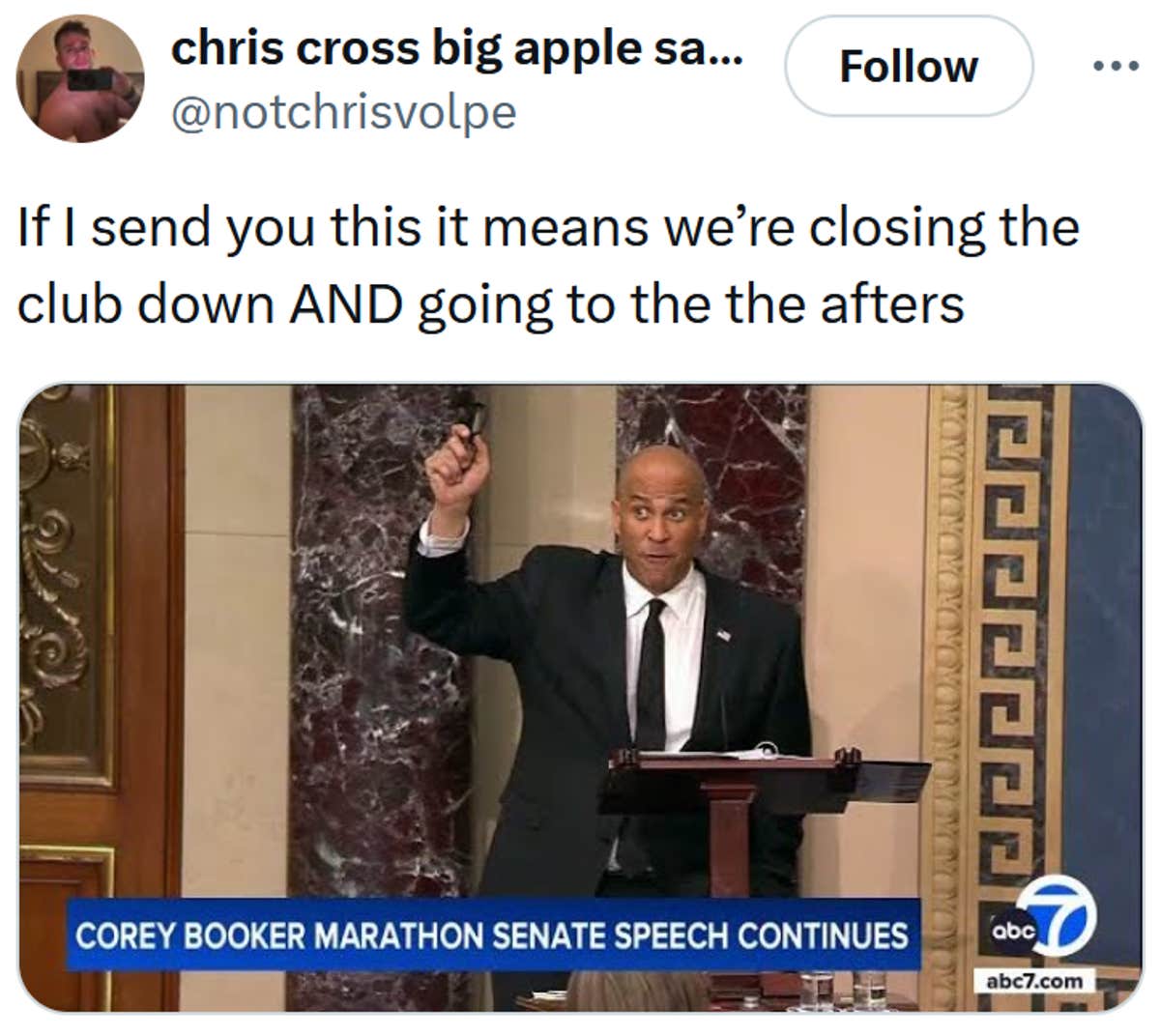 Cory Booker memes flood social media after Senate marathon—20 of the best