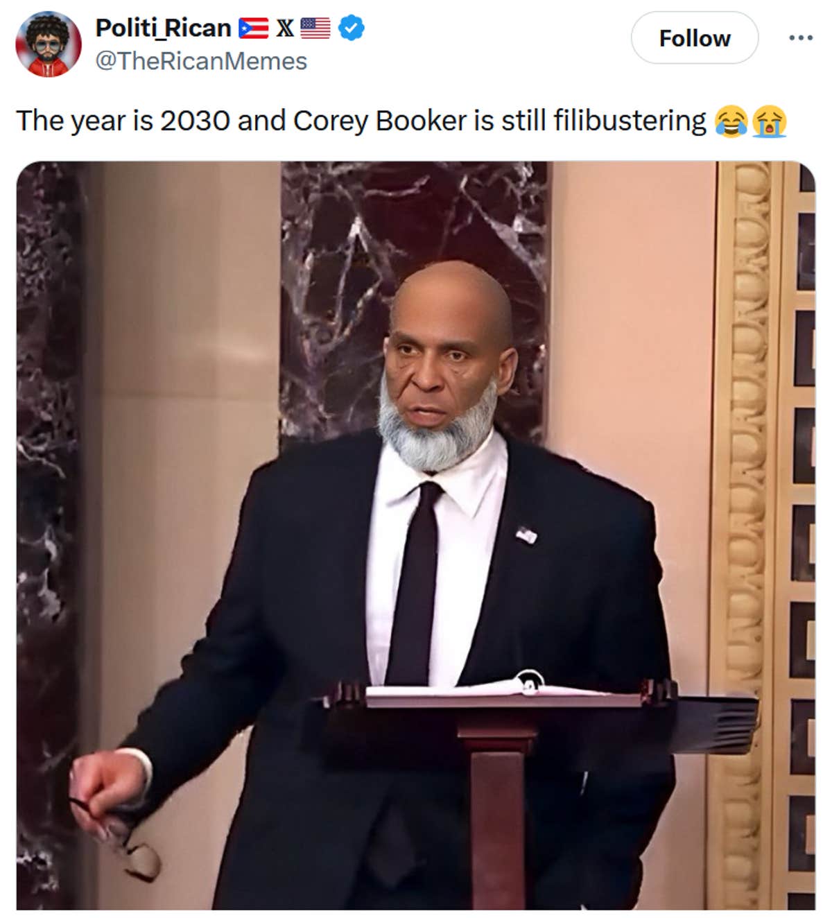 Cory Booker memes flood social media after Senate marathon—20 of the best