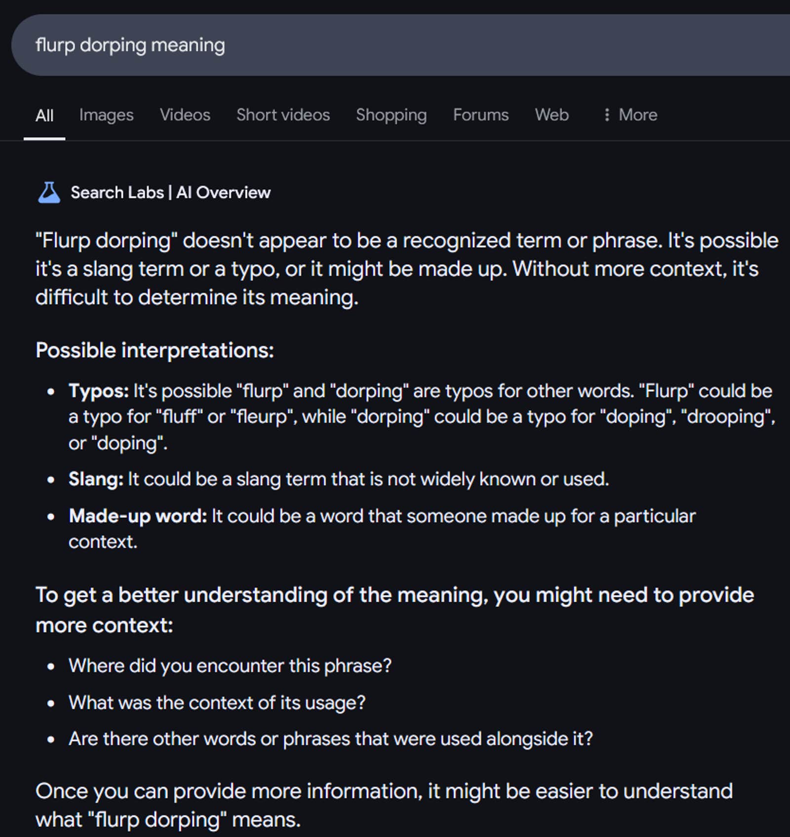 'Banana slurp' & 'cyclops vibing': We fed Google Search's AI nonsense ...