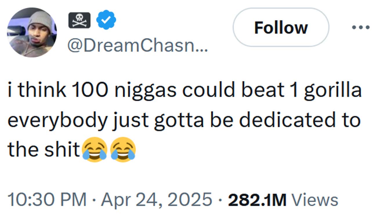 Could 100 men beat a gorilla? The viral tweet that sparked a meme war