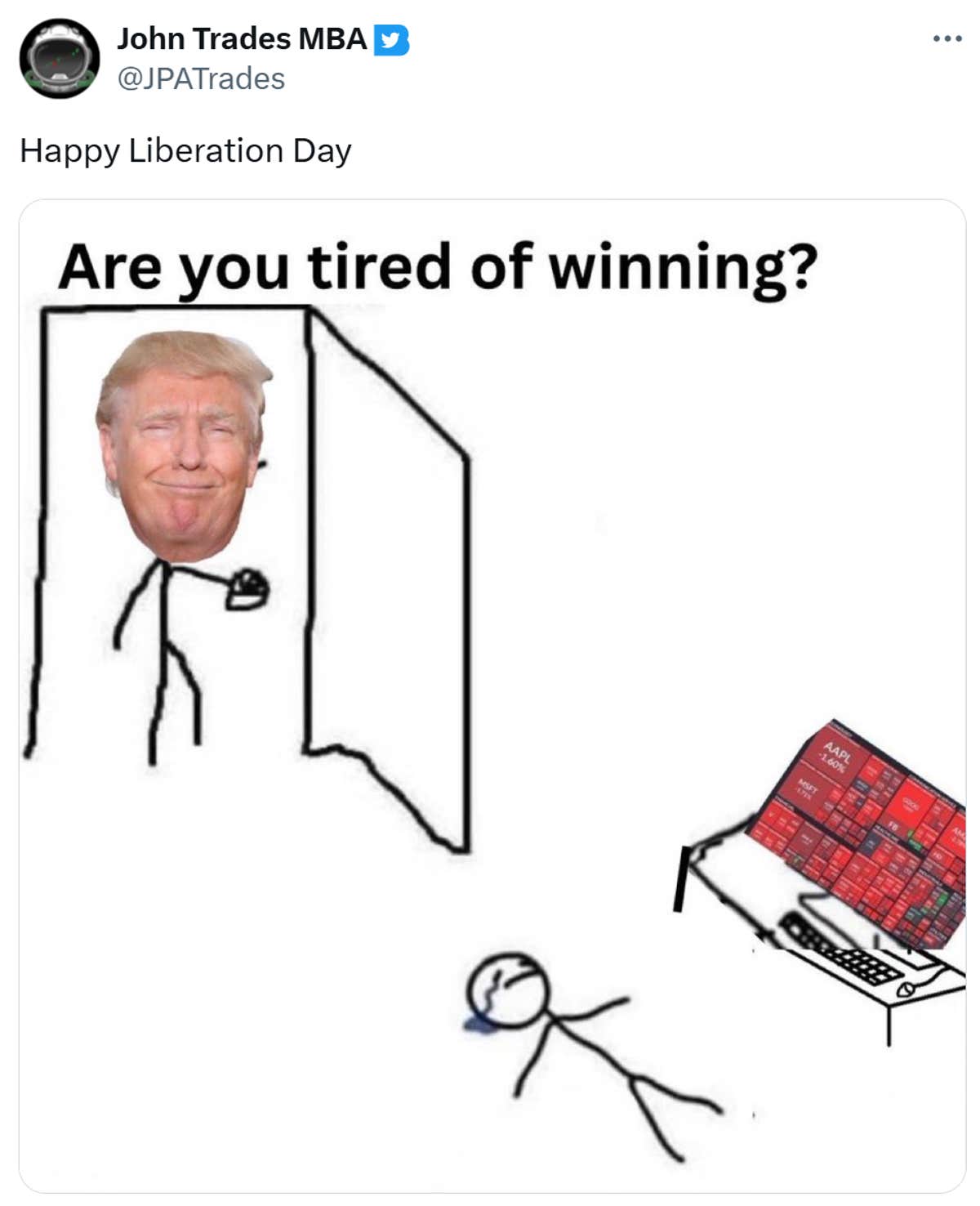 Liberation Day: 53 memes responding to Trump's tariffs
