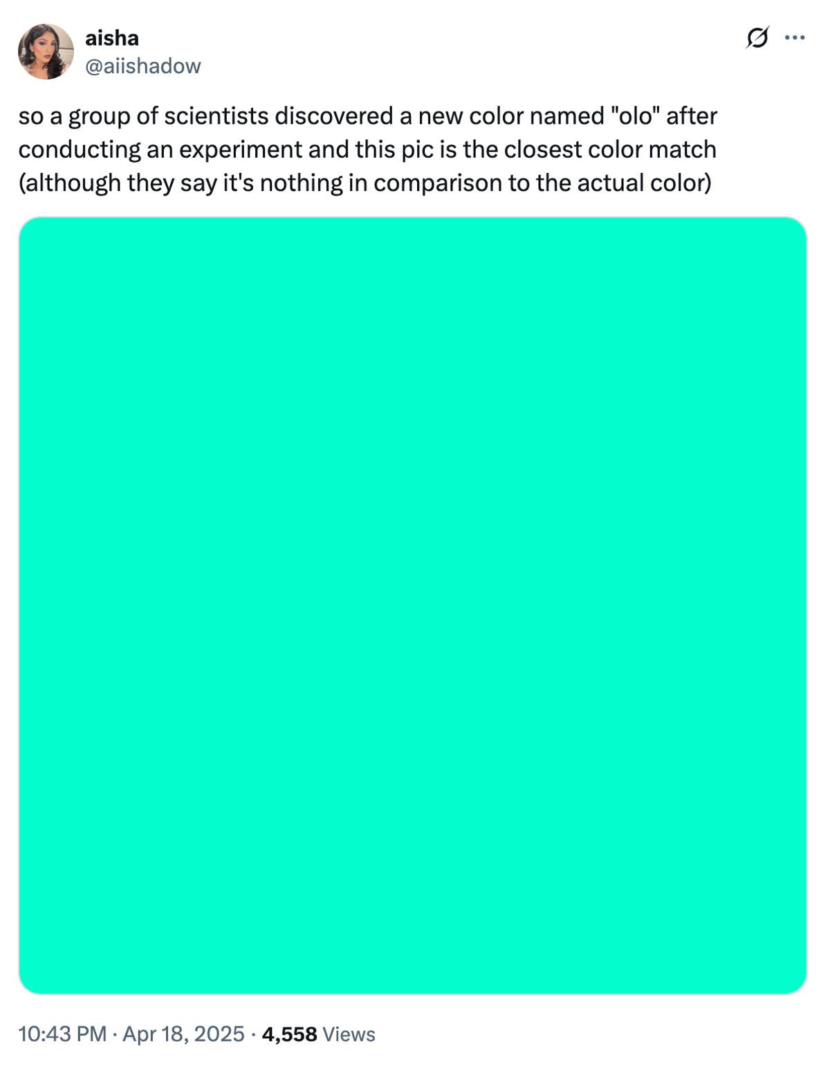 What is Olo? The mysterious new color scientists say we can't percieve