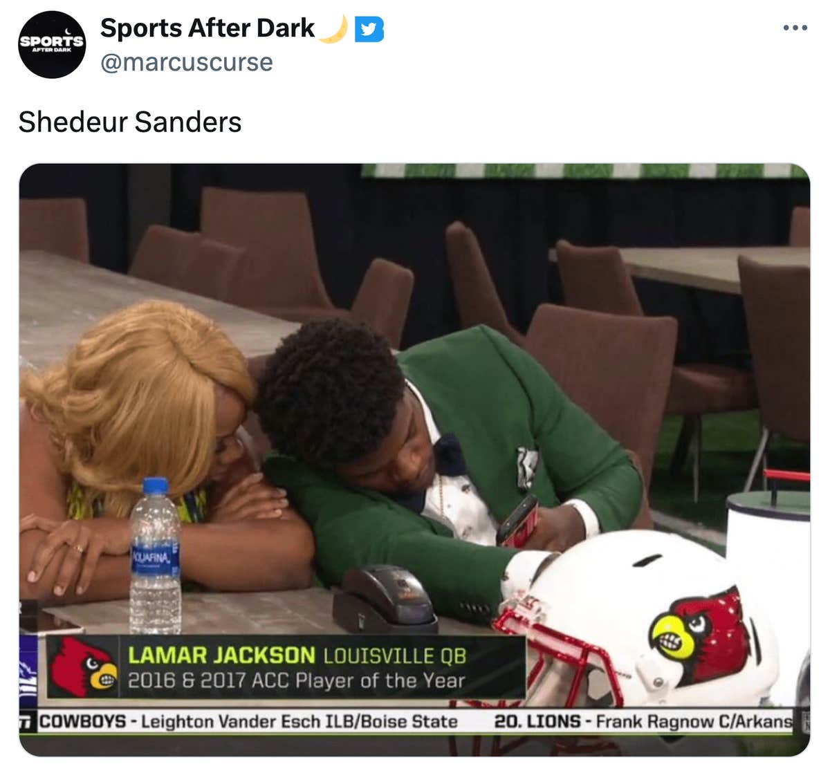 Shedeur Sanders' draft night got brutal, and so did the memes