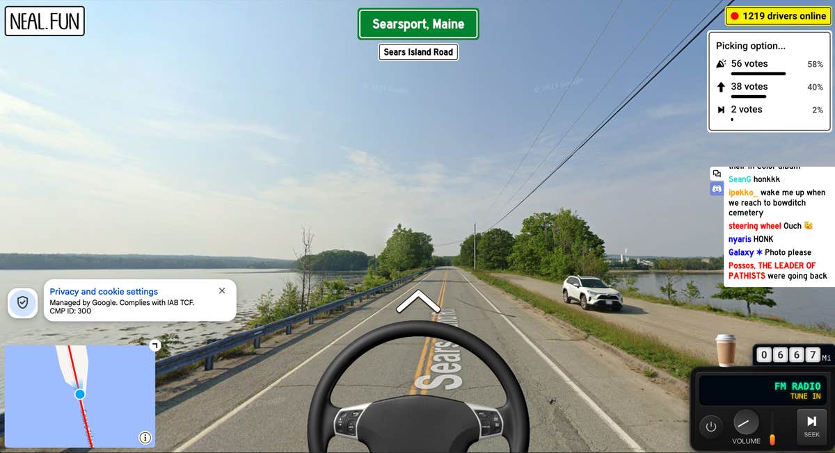 Thousands are steering a car across the U.S. in this Google Maps experiment