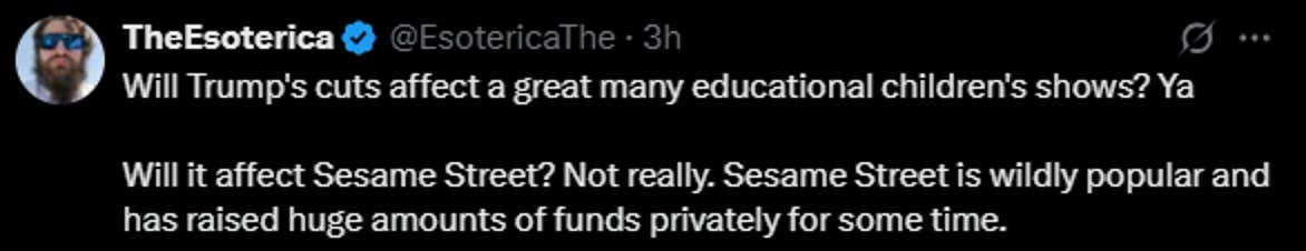 Elmo’s ‘laid off’ LinkedIn post raises alarms about public media cuts