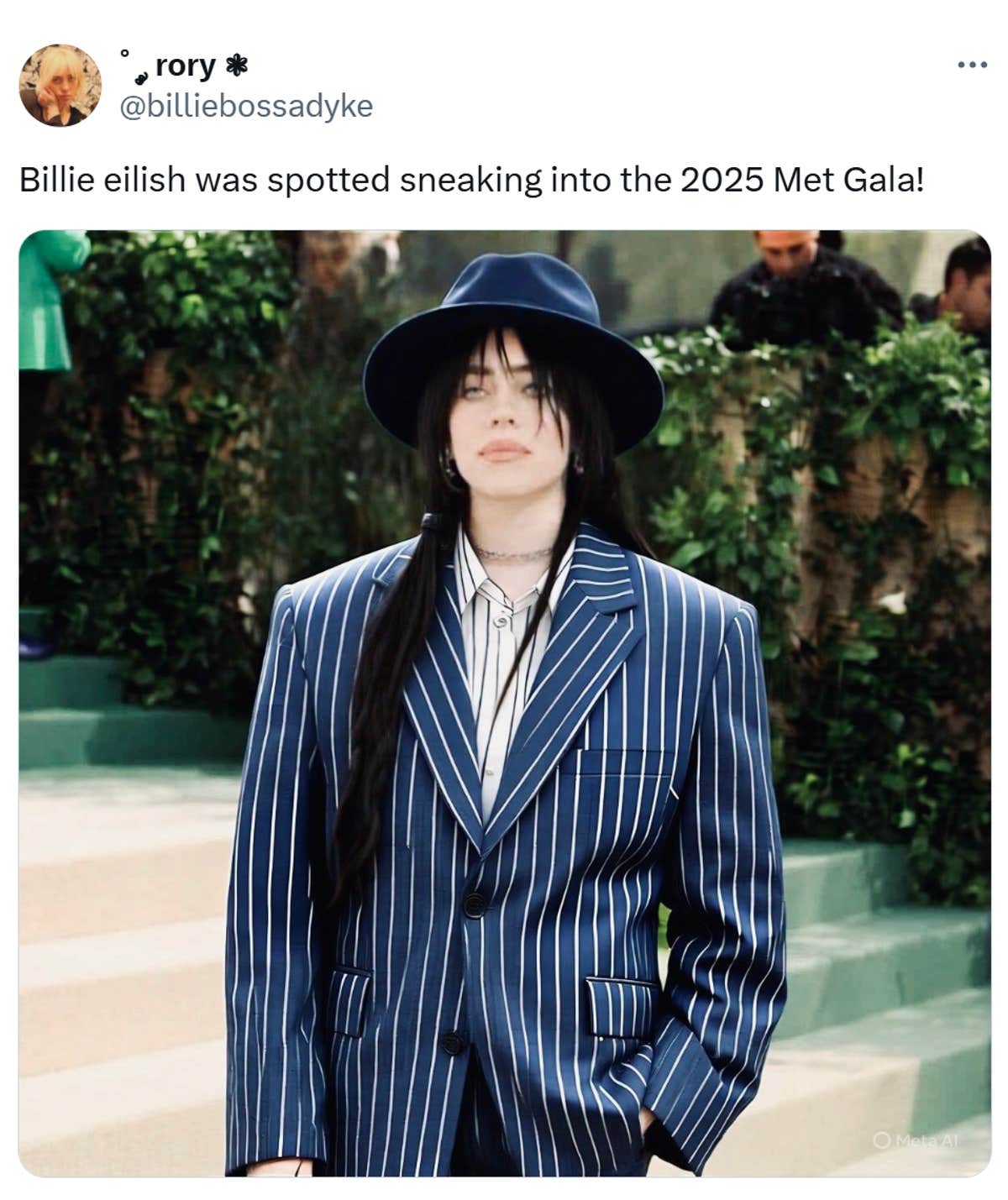 Billie Eilish Responds To AI Photos From Met Gala 2025