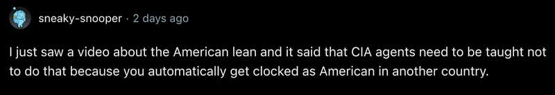 What is the ‘American lean’? Why it's sparking debate online