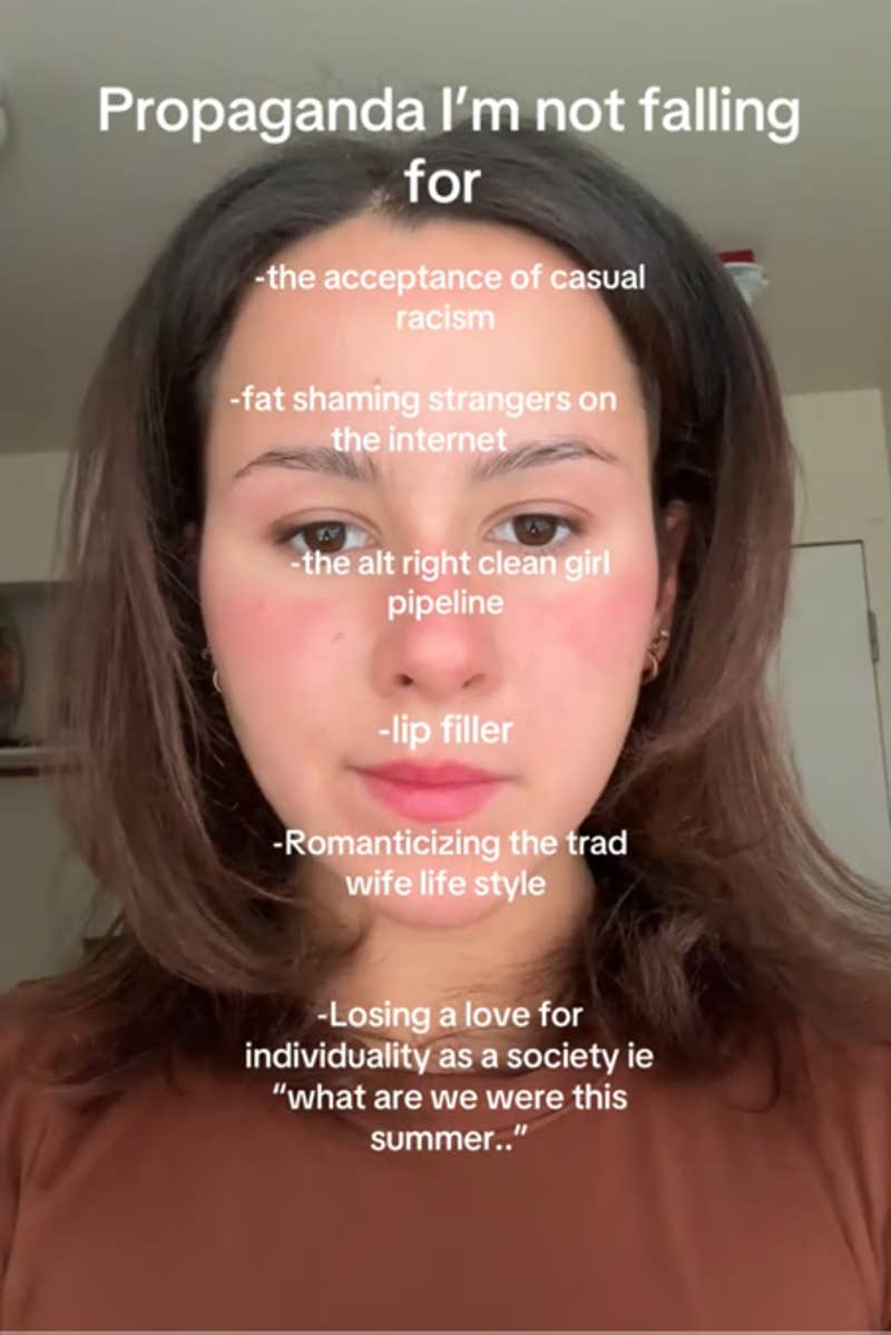 New meme has everyone sharing the "propaganda I'm not falling for"