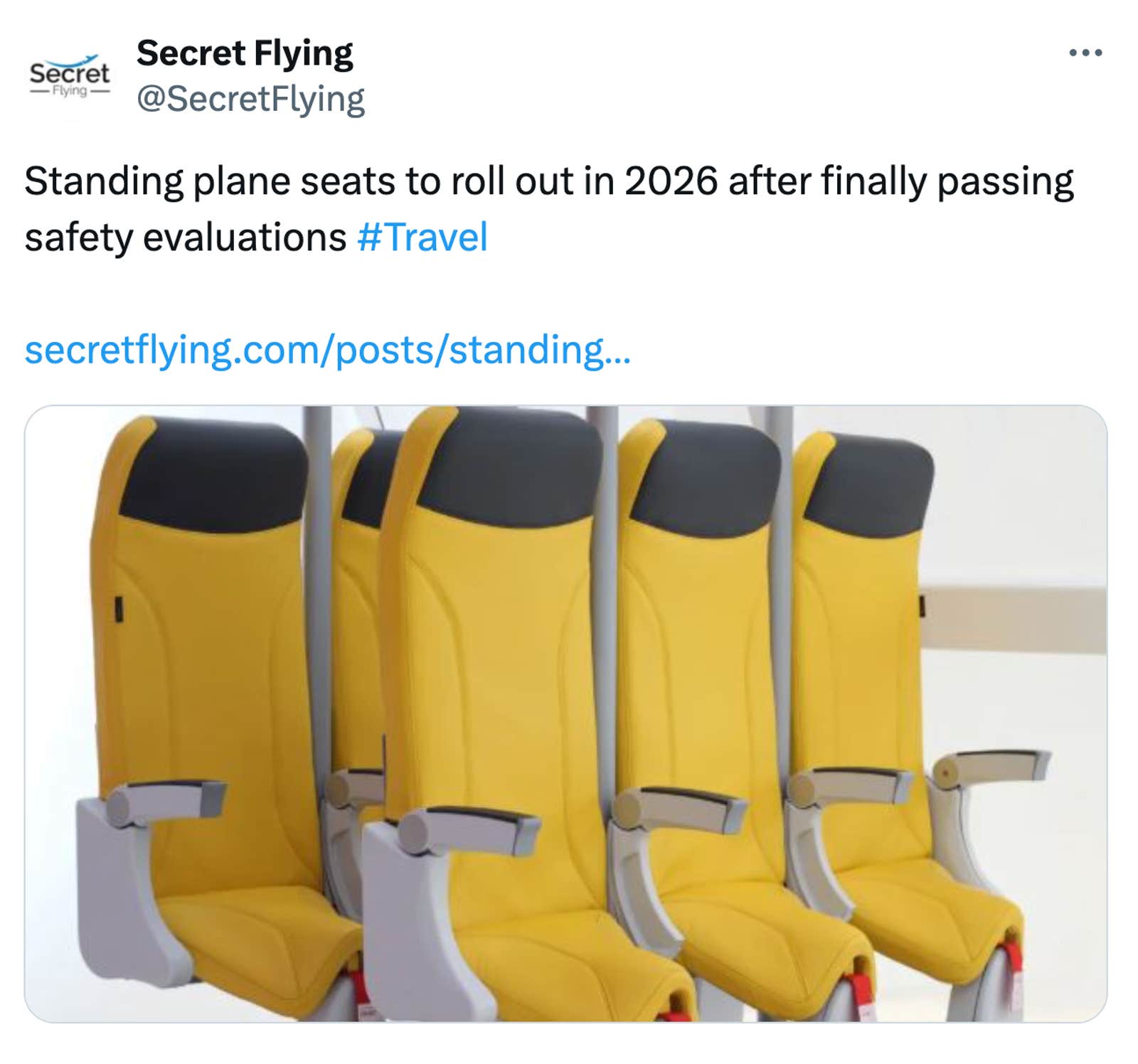 Standing plane seats could be coming as soon as next year