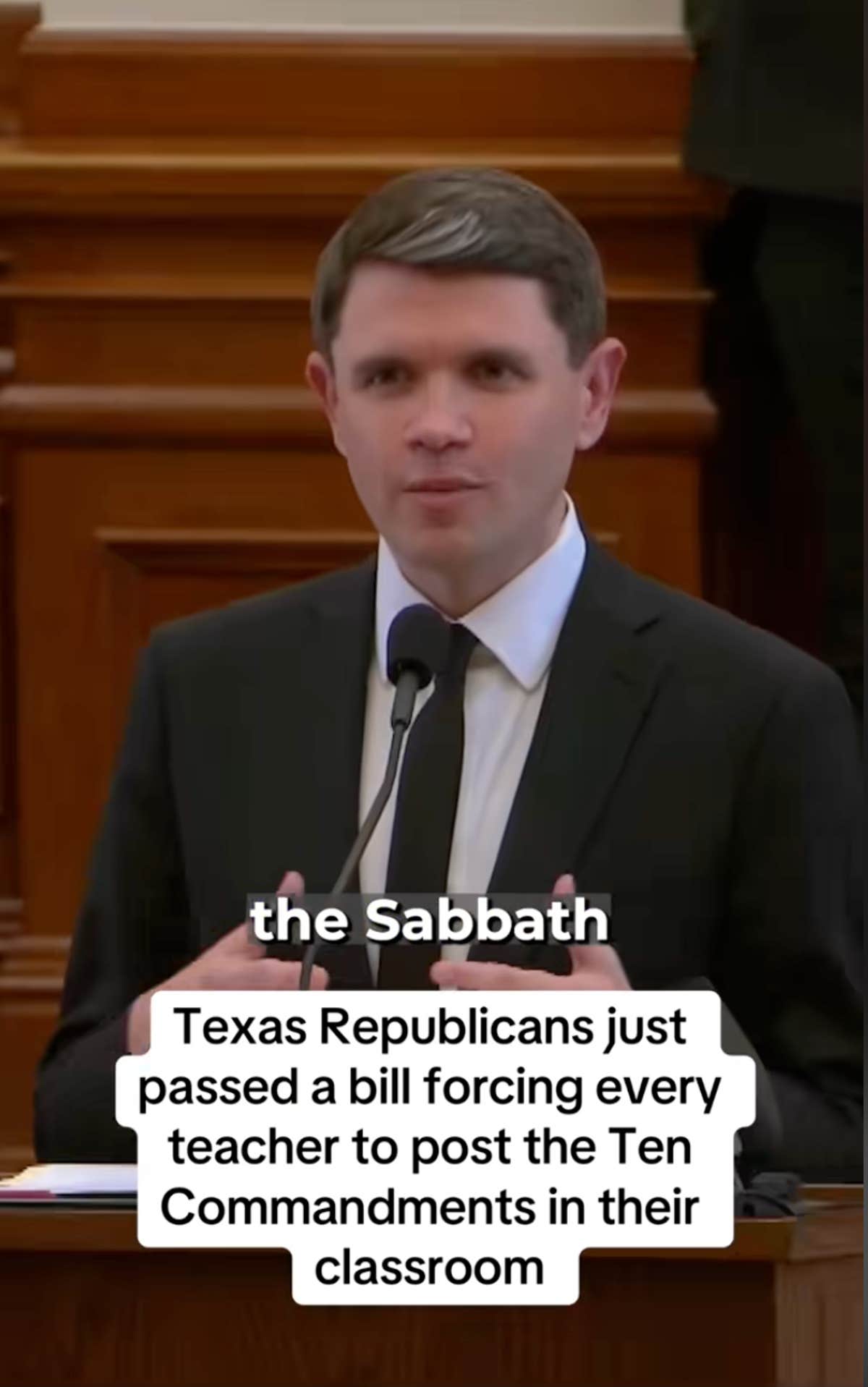 Texas Ten Commandments bill passes on the Sabbath, sparking backlash