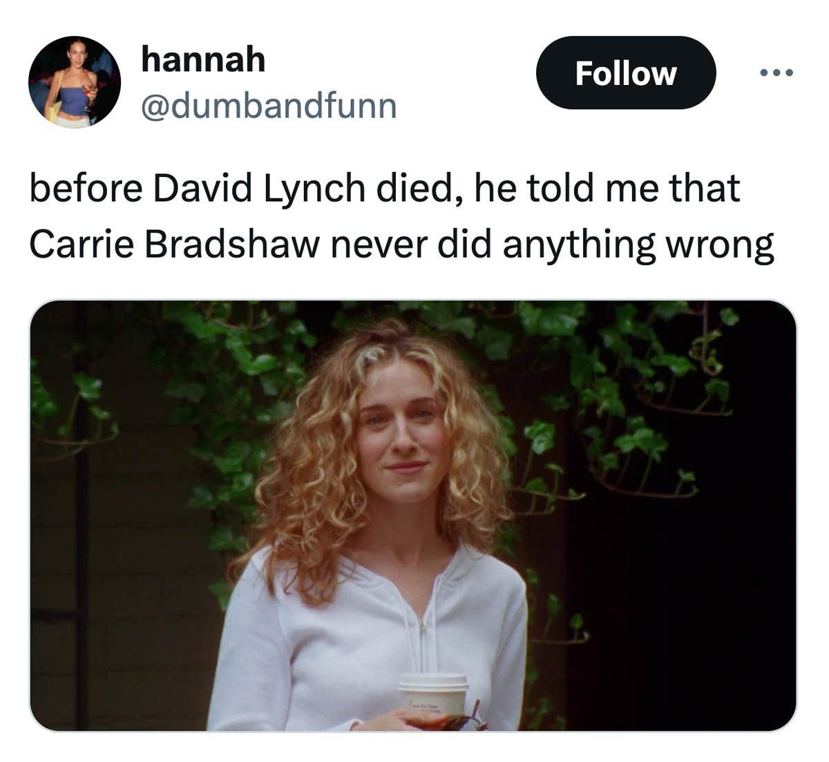 "Before David Lynch died" memes troll Natasha Lyonne's AI take