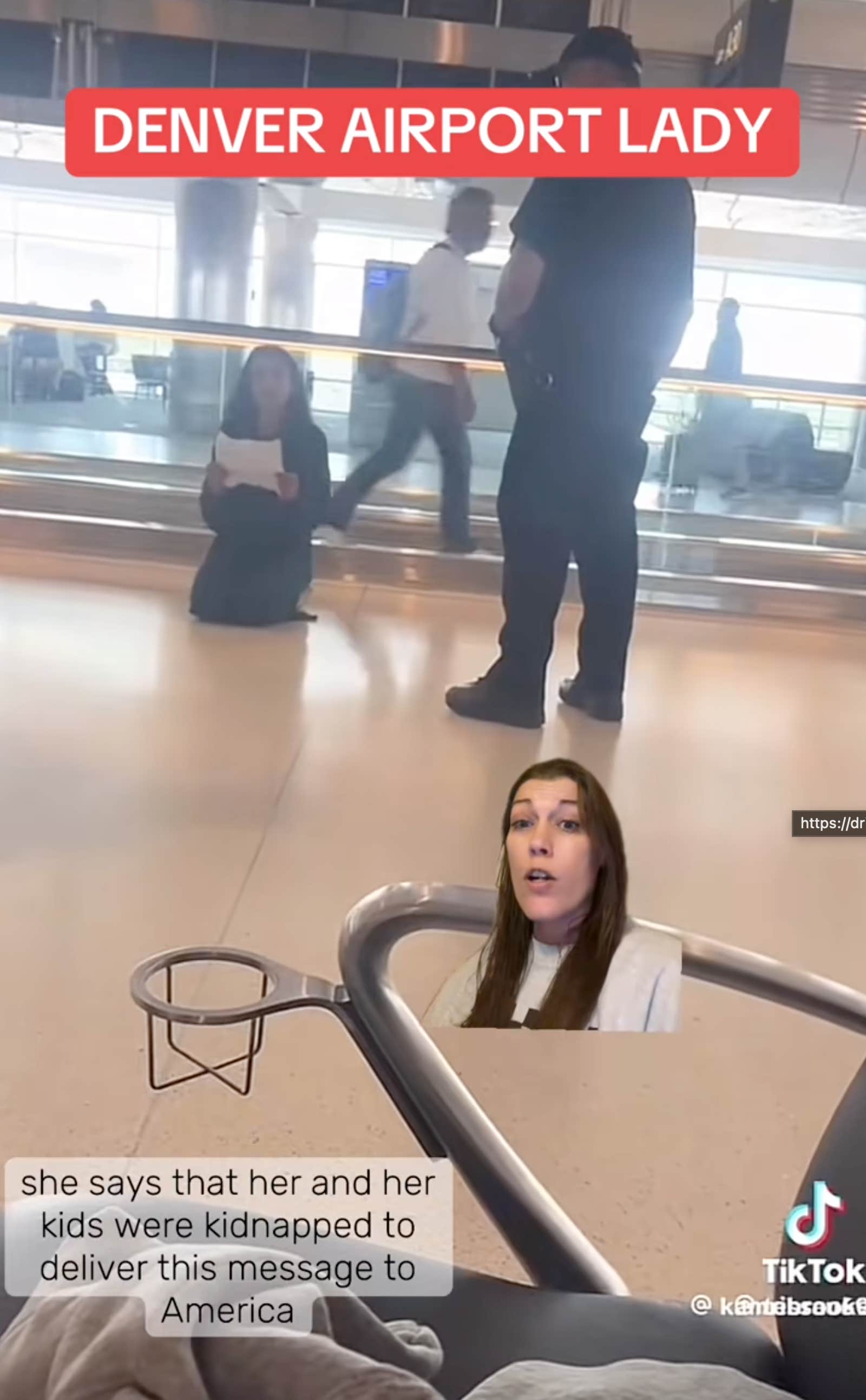 The "Denver airport lady" is going viral for attack prediction