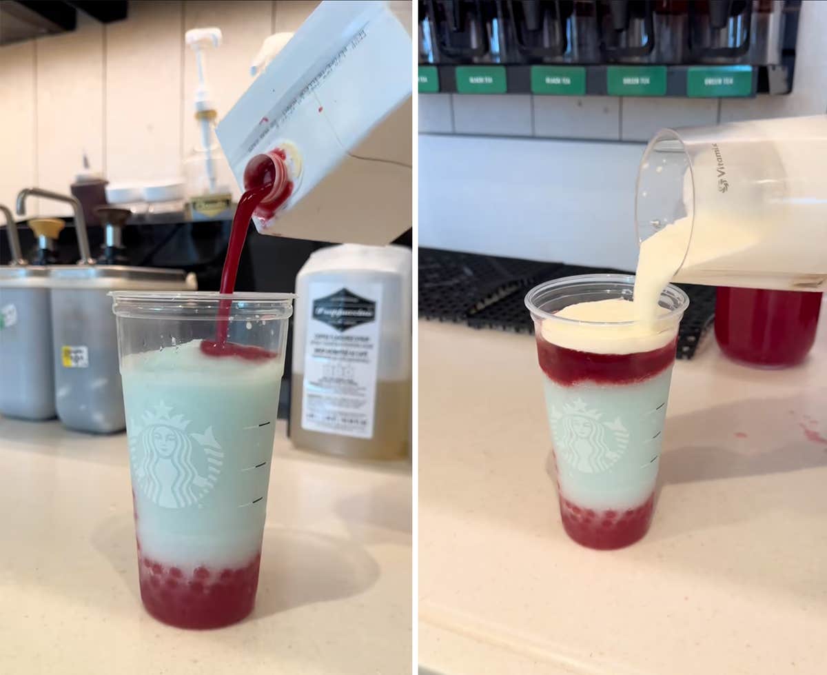 The Firework Frappuccino Teased By Starbucks Baristas