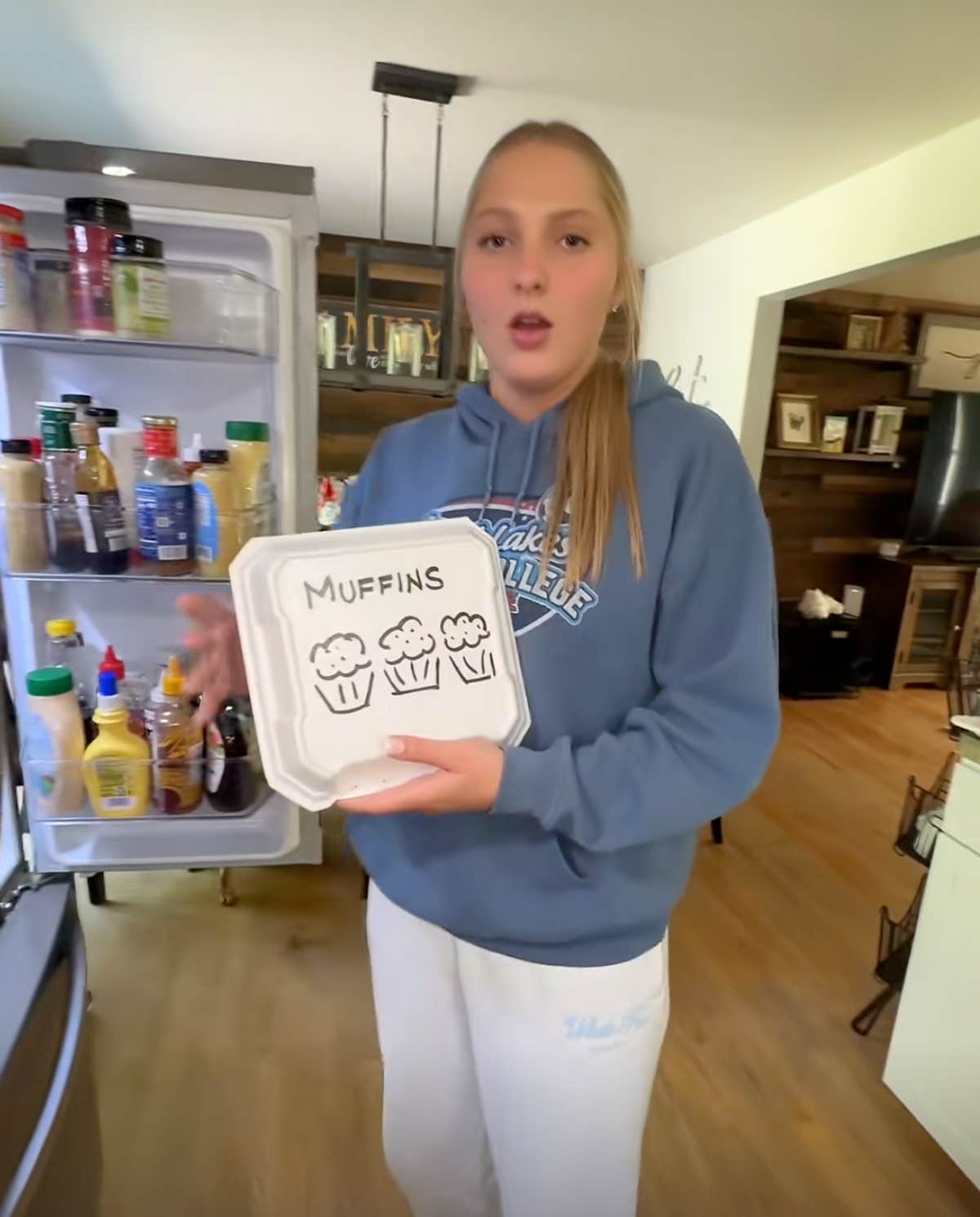 The "muffins in the freezer" meme is back in a big way (it never really ...