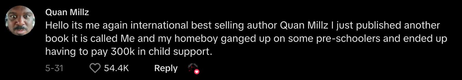 Quan Millz’s ridiculous books spark TikTok game of hide-and-seek