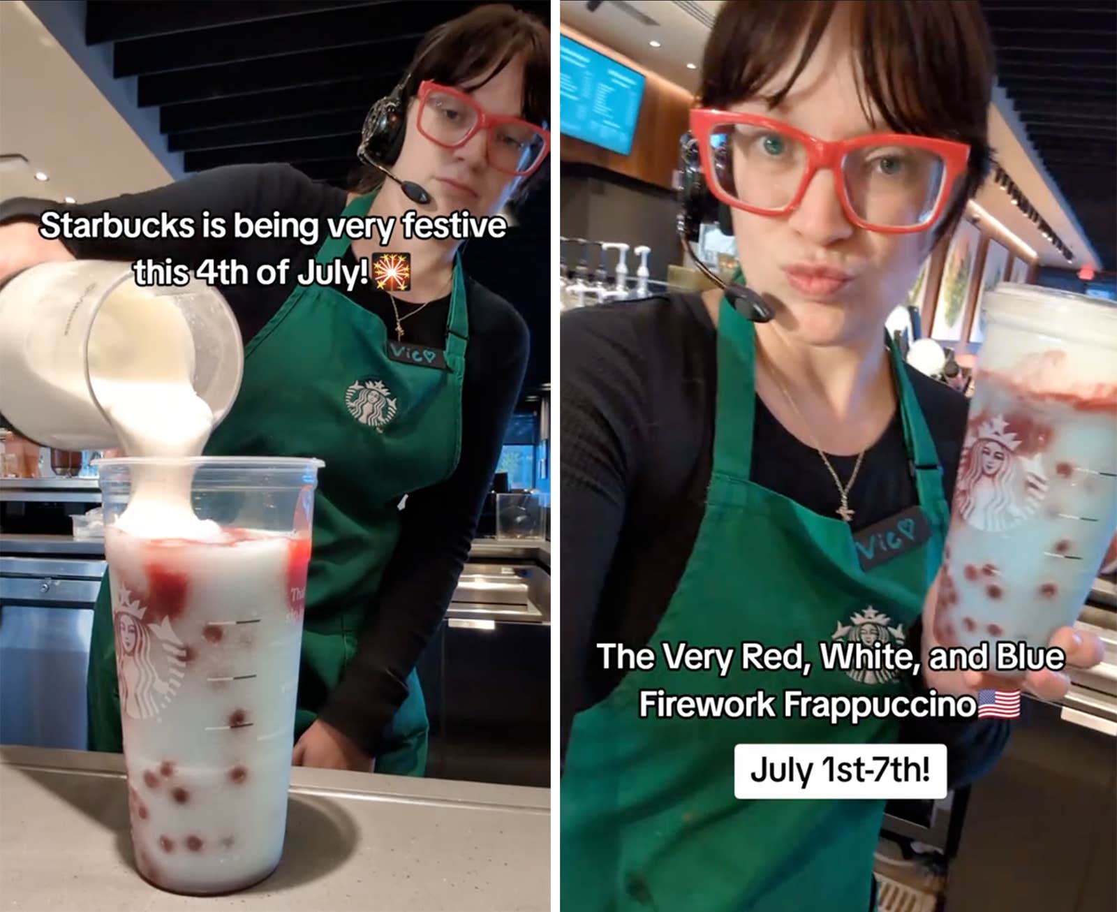 The Firework Frappuccino Teased By Starbucks Baristas