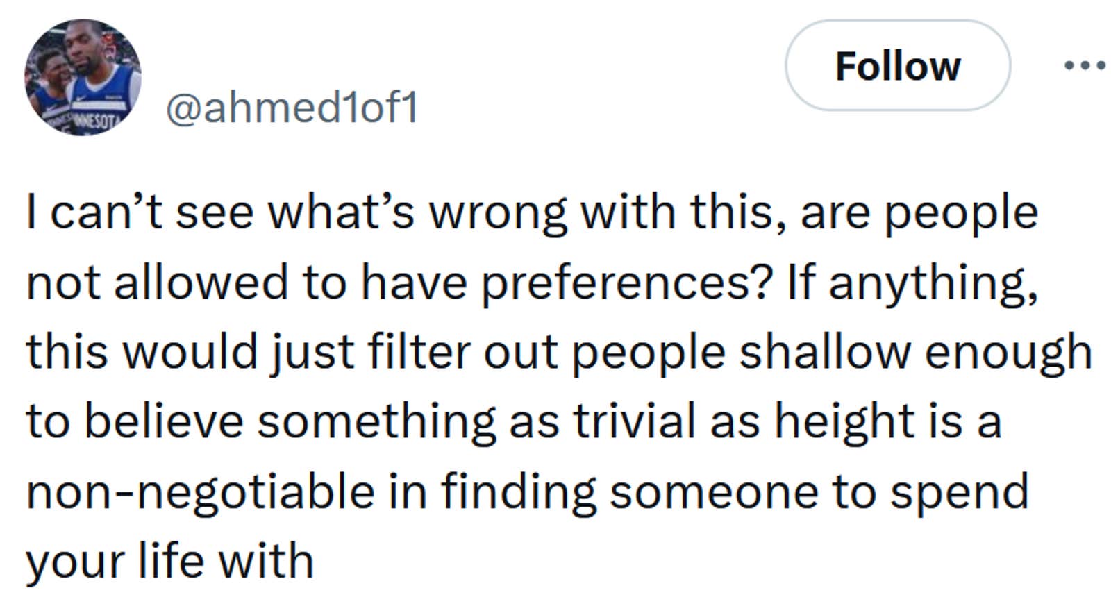 Tinder adds a height filter and the discourse instantly goes nuclear