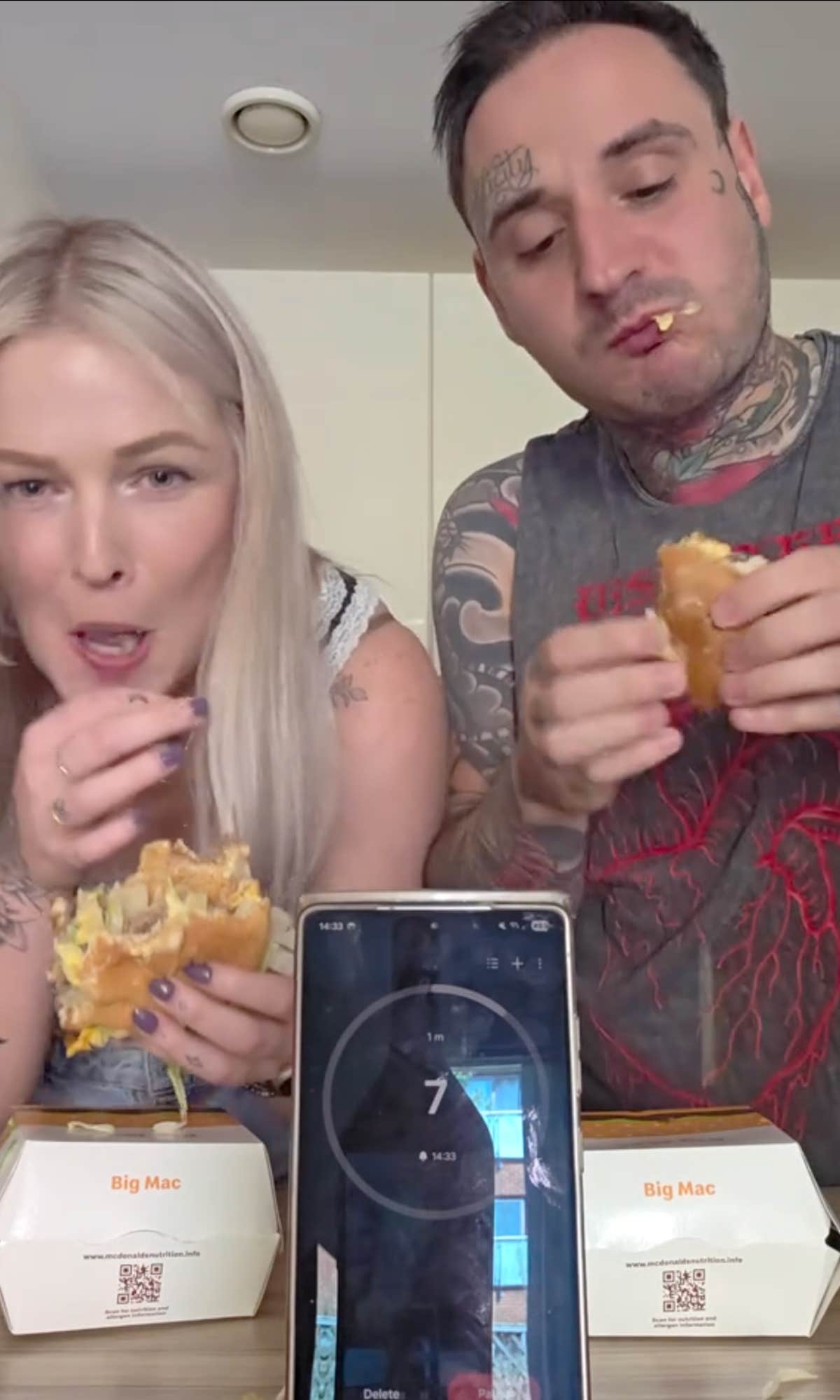 'Big Mac Challenge' has people eating burgers in under a minute