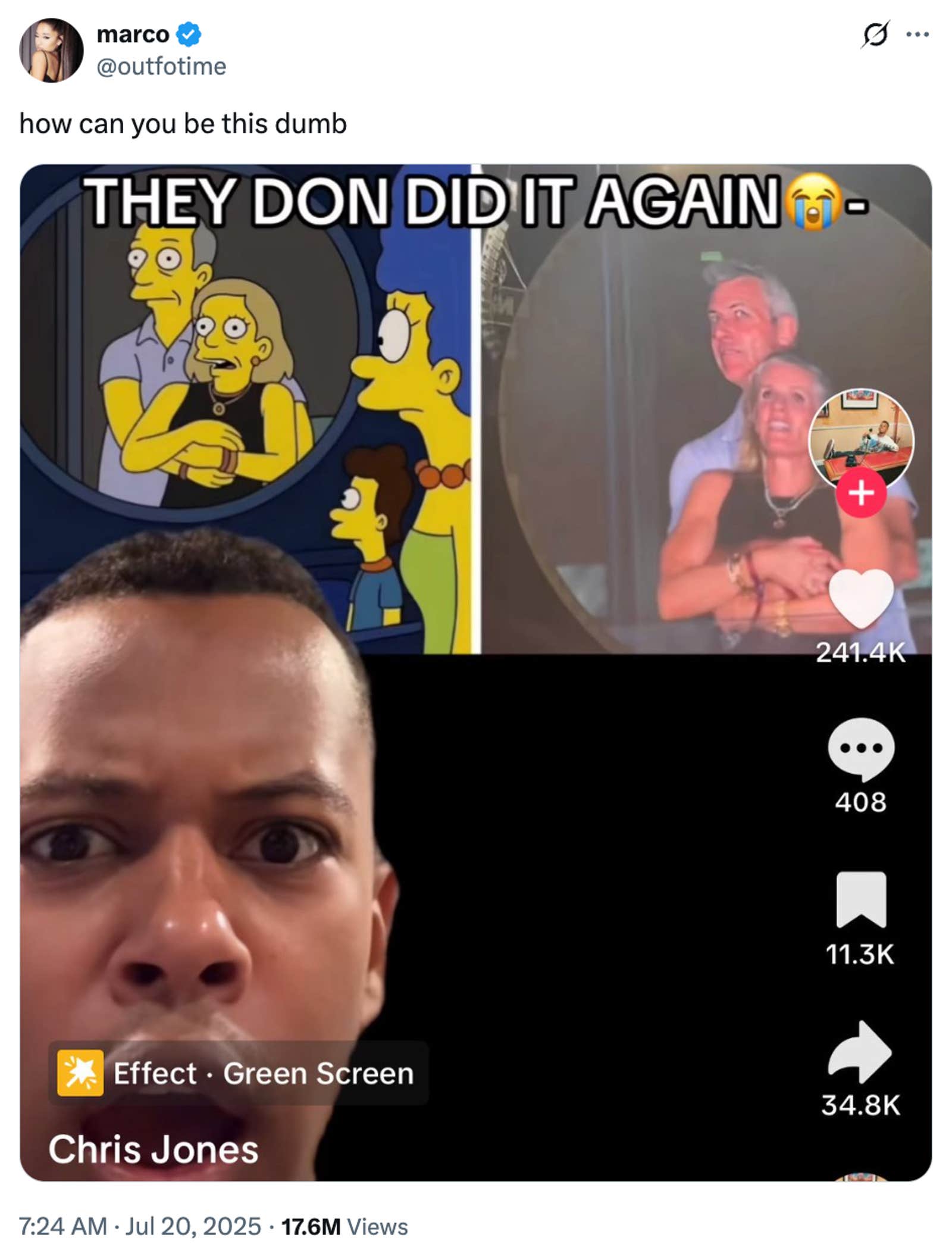 Did "The Simpsons" Predict The Coldplay Couple? No, It's AI