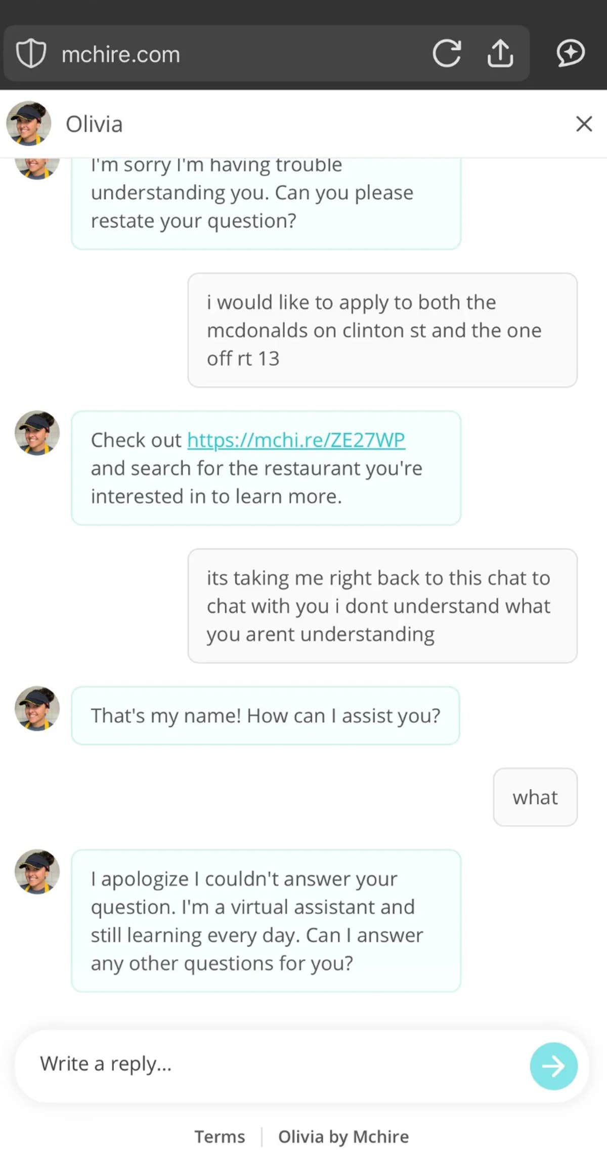 McDonald’s AI hiring chatbot traps applicant in frustrating loop