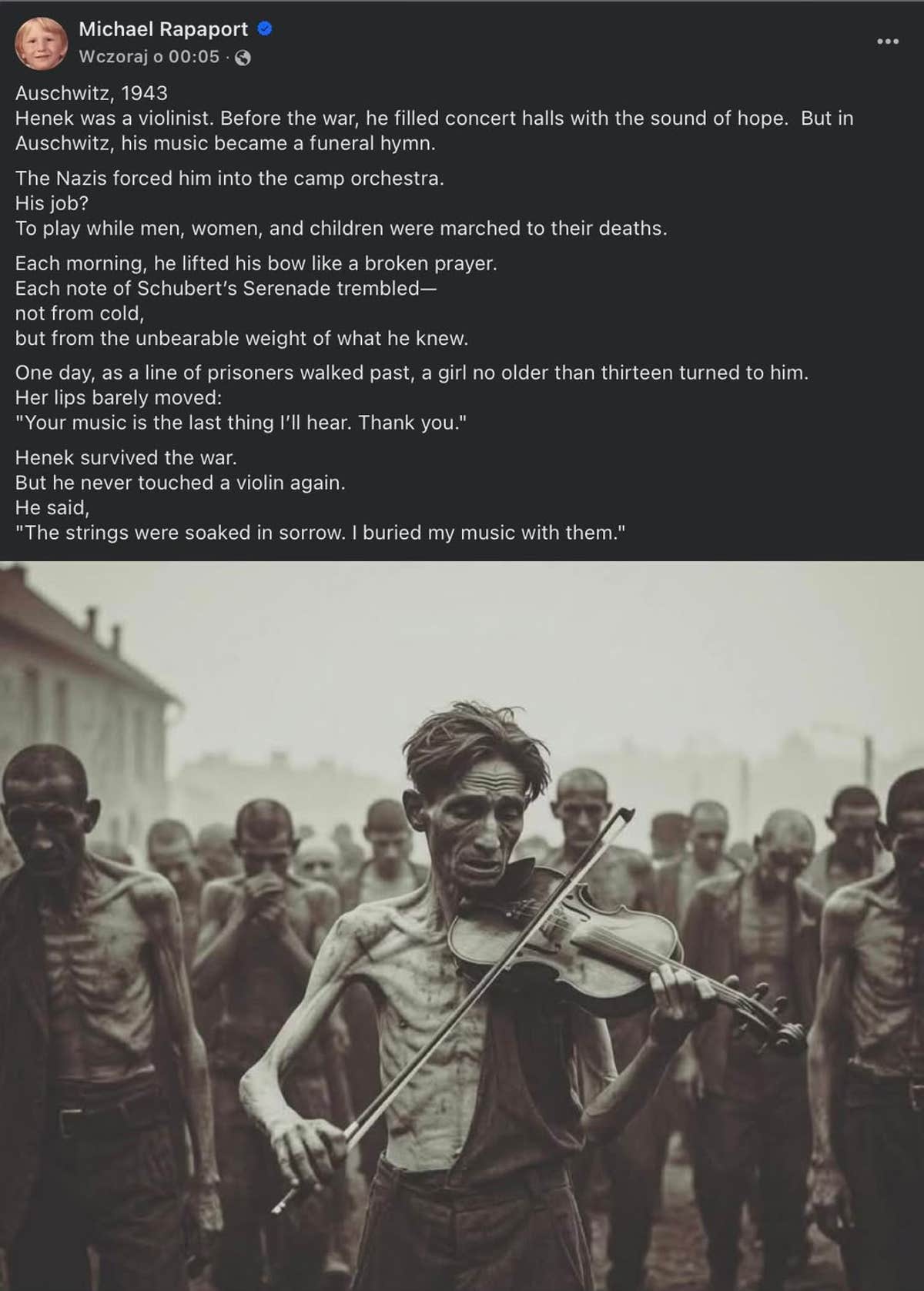 Michael Rapaport shut down by Auschwitz Memorial