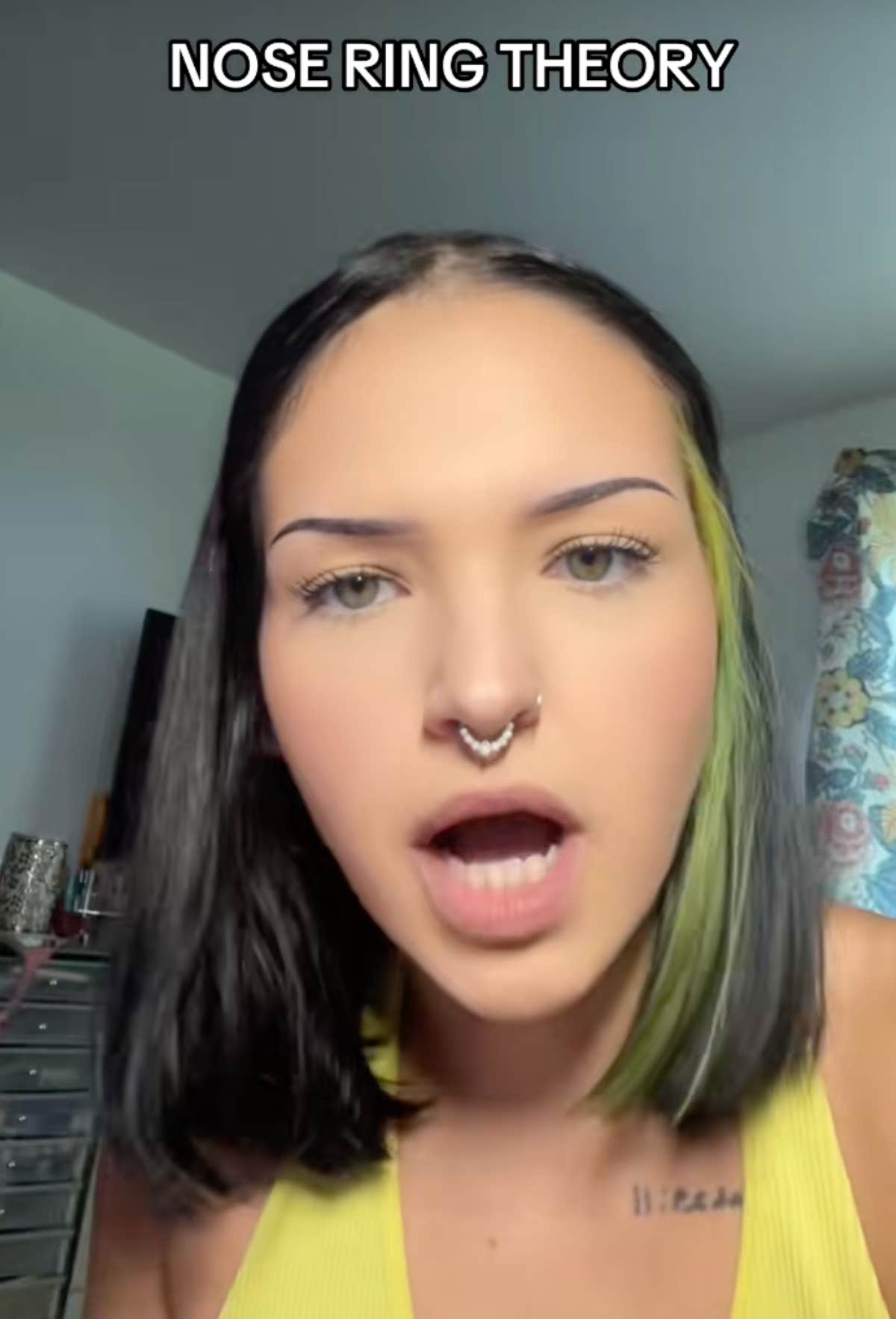 What is the "nose ring theory"? TikTok creator reclaims septum piercing ...