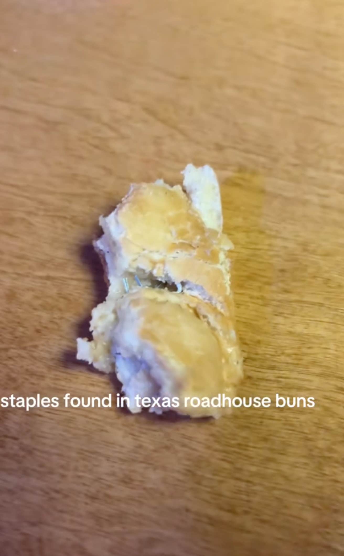 Did a Customer Find Staples in Her Texas Roadhouse Roll?