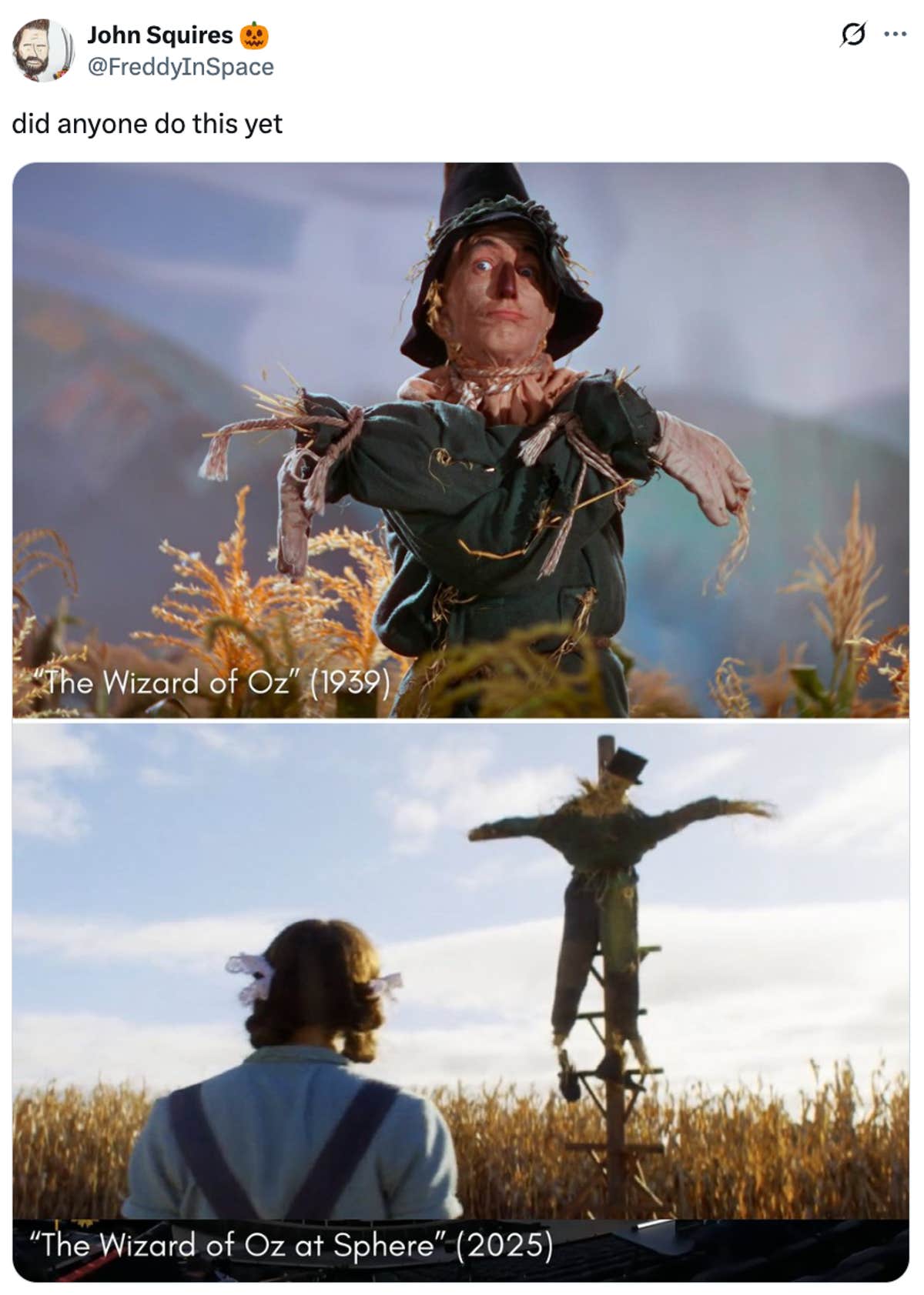 The funniest "Wizard of Oz at The Sphere" memes