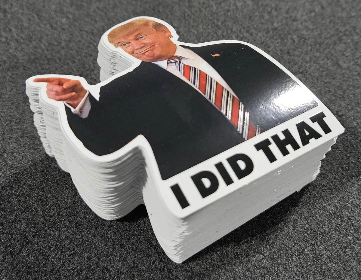 Trump “I Did That” Sticker Ends Up on $45 Steak