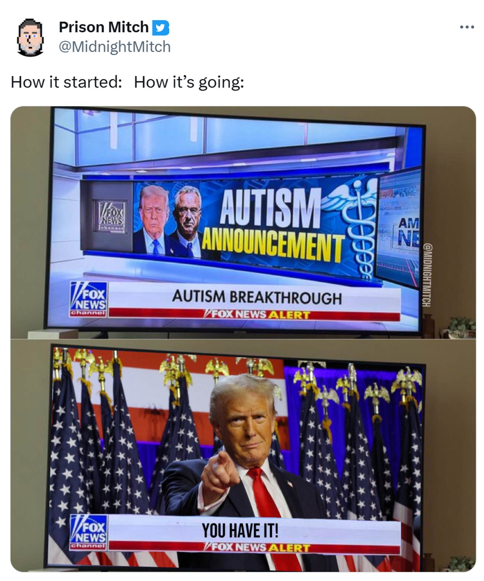 25 of the best memes clowning Trump for tying Tylenol to autism