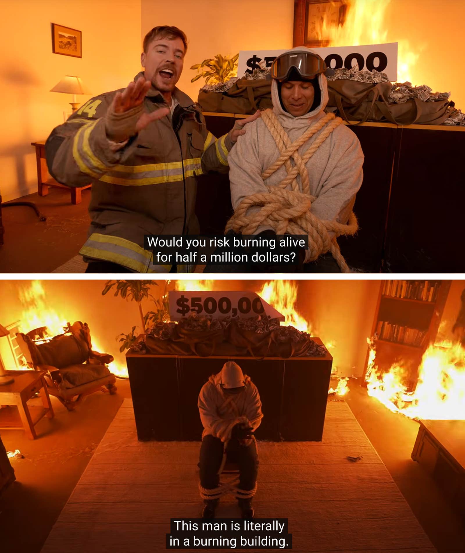 MrBeast Under Fire For Burning House Competition Video