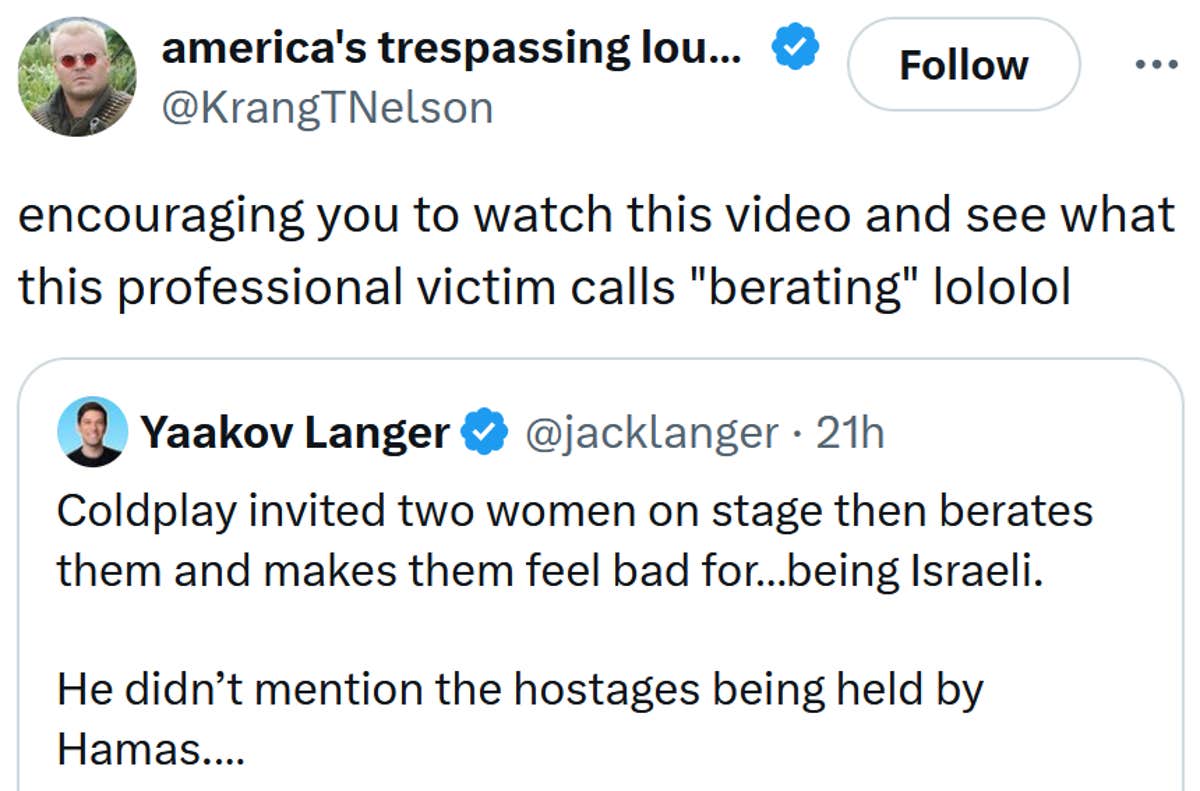 Chris Martin's comments to Israeli fans at Coldplay concert ignite ...