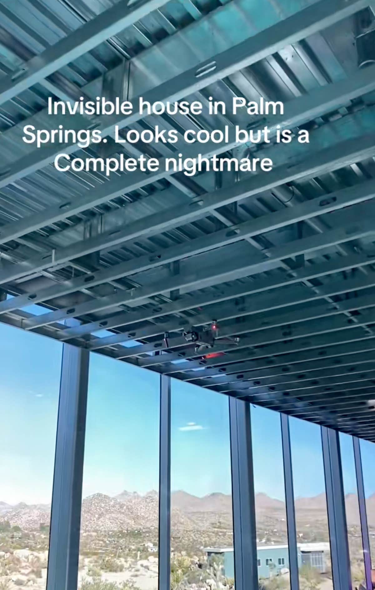 Why Is This Traveler Calling Out the Mirrored "Invisible House"?