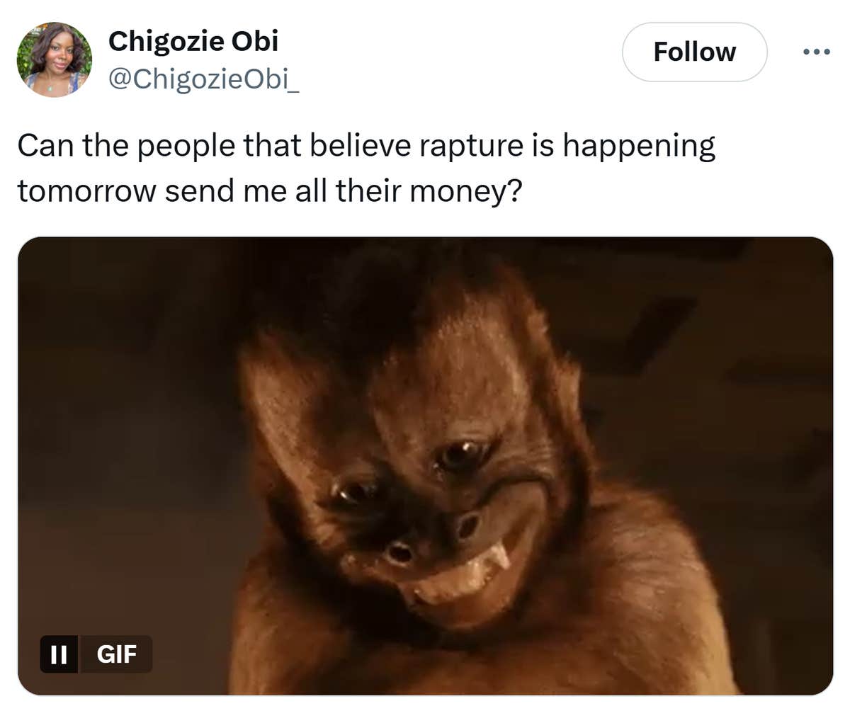 21 memes about the Rapture in case today is just another Tuesday