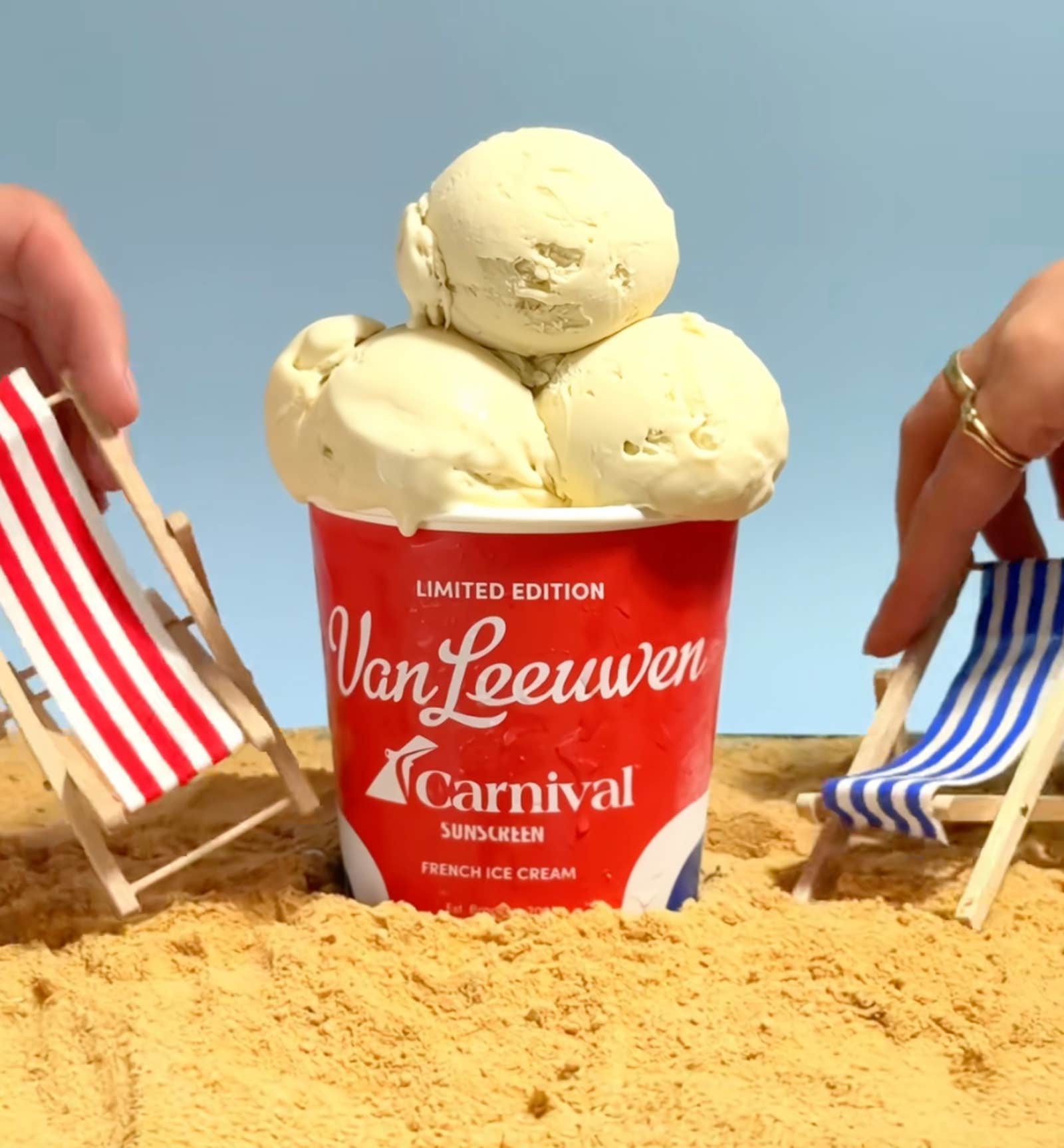 Sunscreen ice cream? Carnival Cruise Line and Van Leeuwen say yes