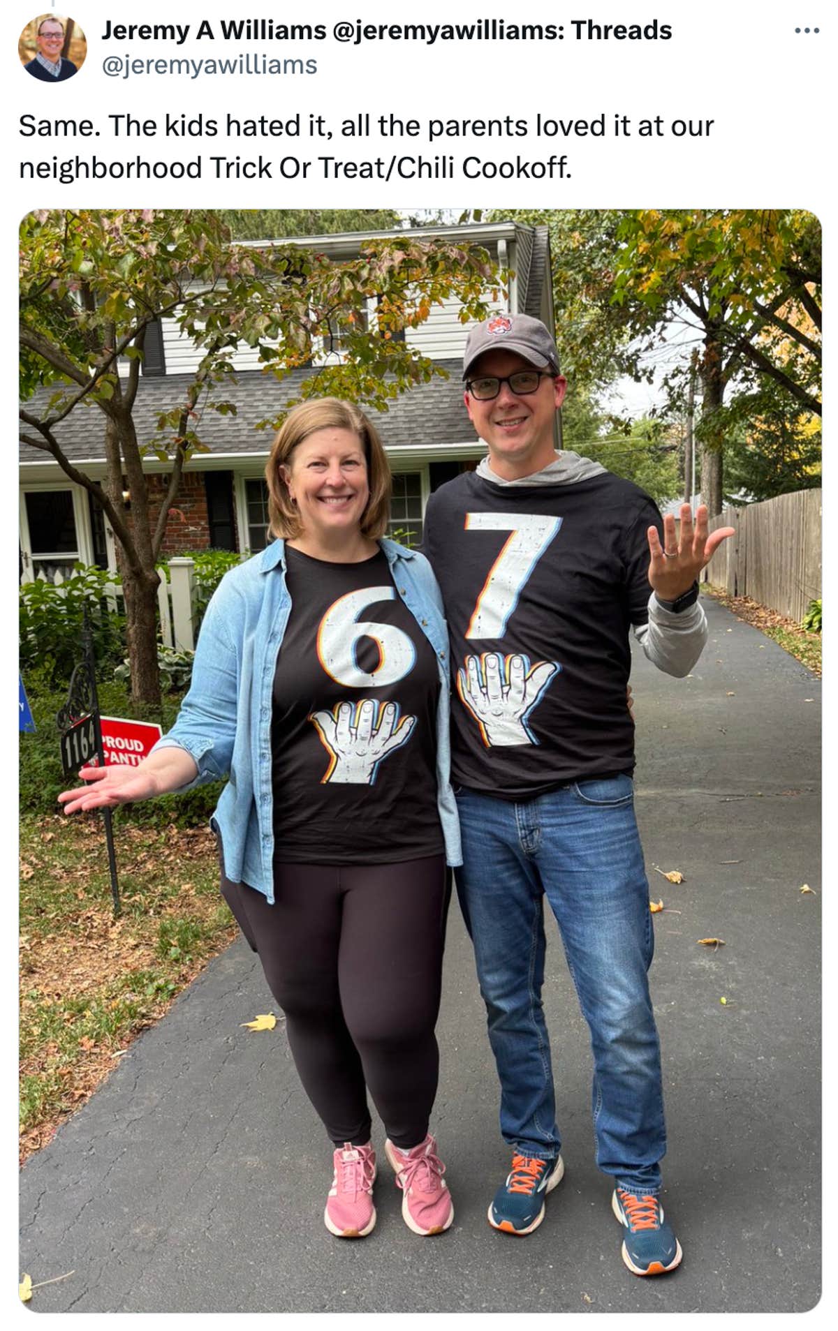 Parents are wearing “6-7” Halloween costumes to troll their kids and ...