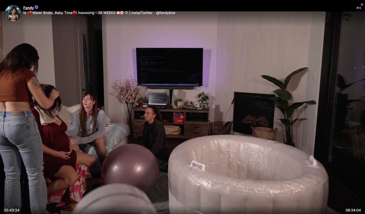 Twitch Streamer Fandy Just Gave Birth on Livestream