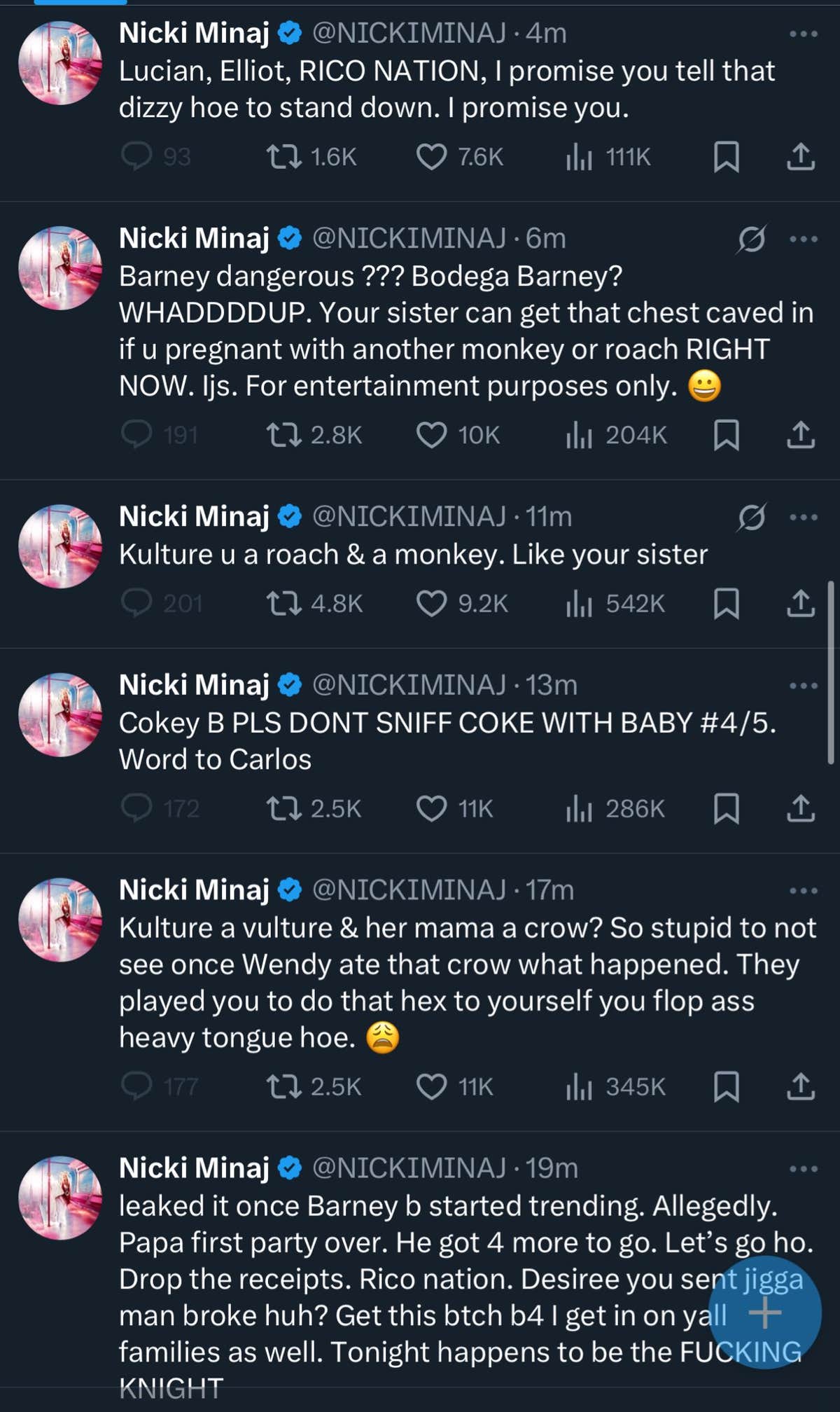 "Just throw hands": Cardi B and Nicki Minaj's beef gets ugly as they ...