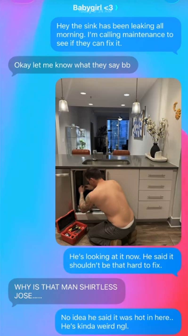 TikTok's shirtless plumber AI prank is giving boyfriends jealousy meltdowns