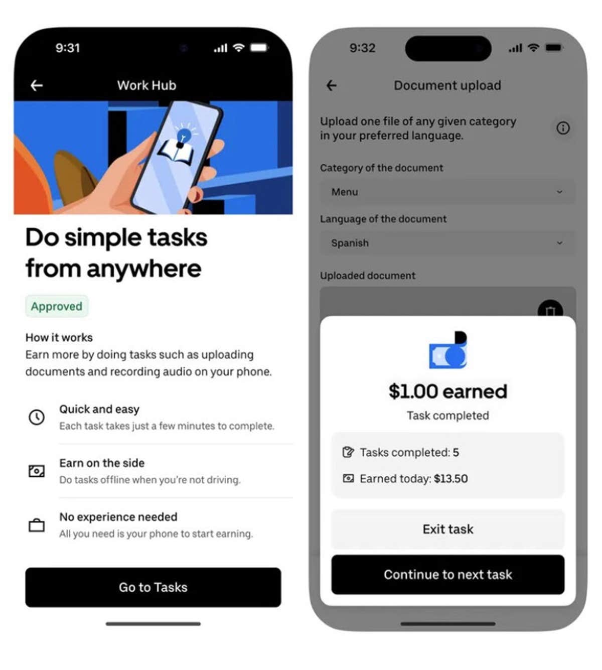 Is Uber Offering Digital Tasks to Drivers for Extra Money?