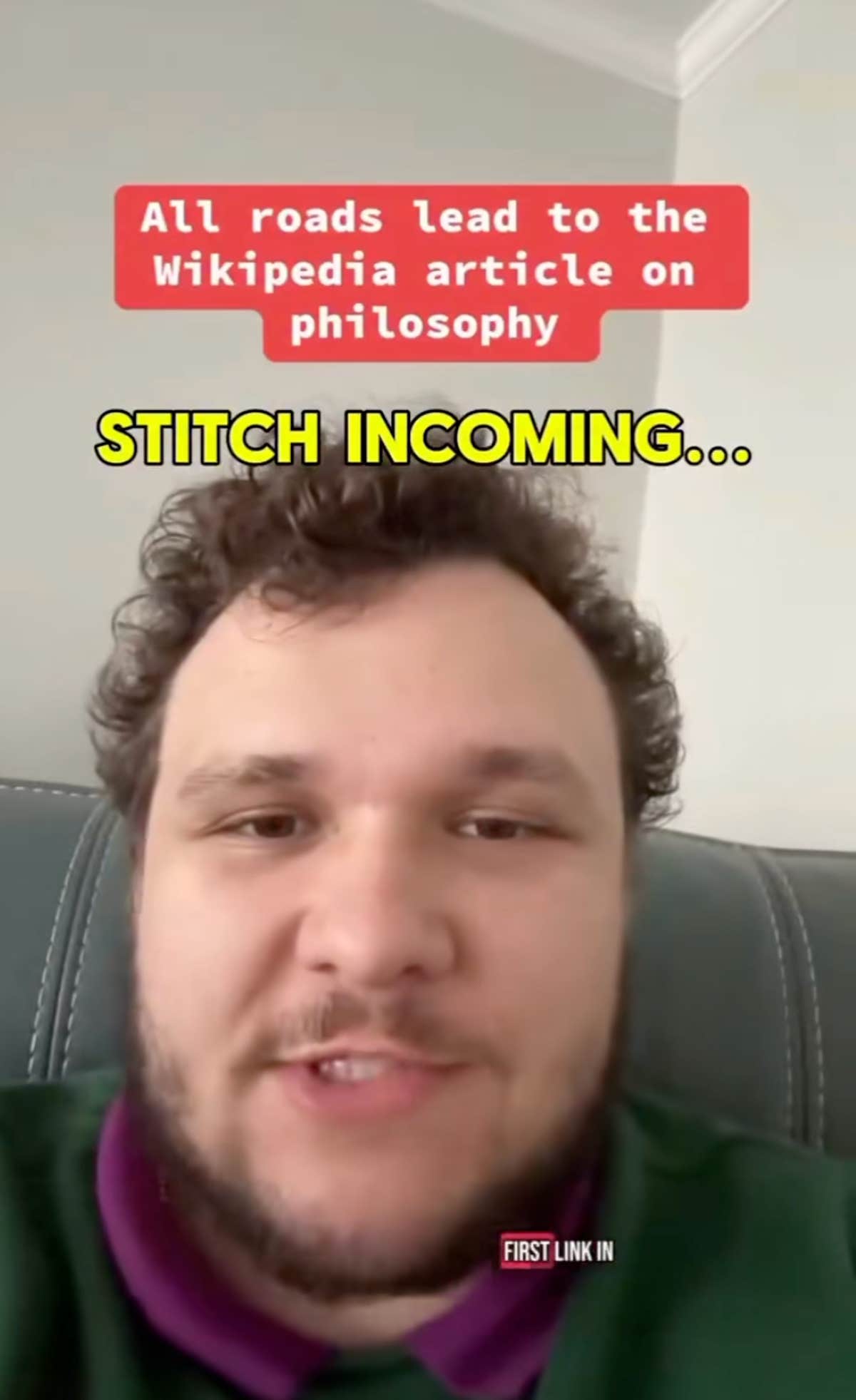 Does every Wikipedia link lead back to the Philosophy page?